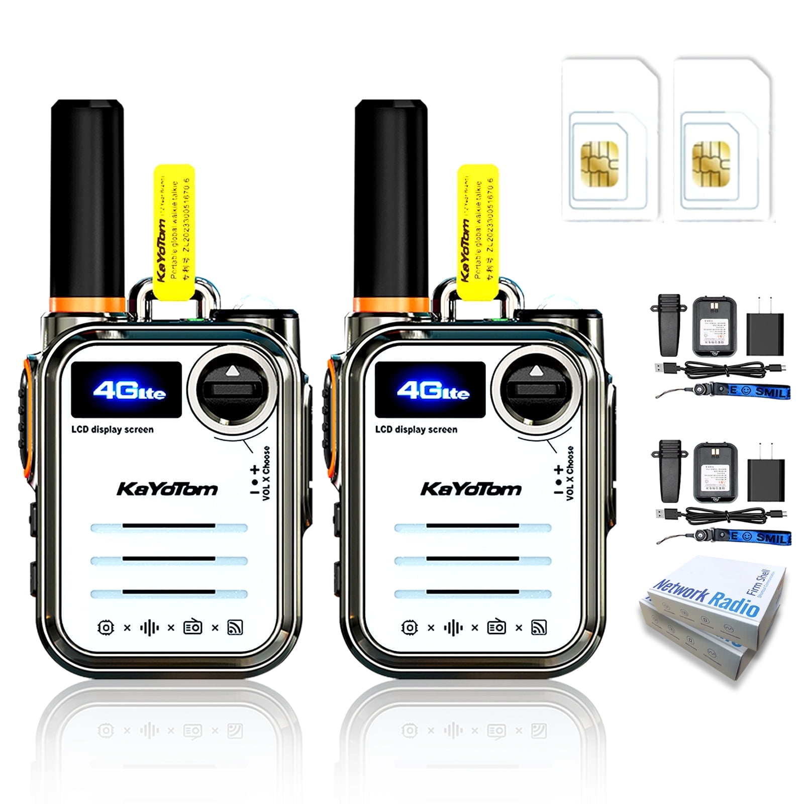 Kayotom Global Walkie Talkies Long Range Adult Fast Walkie Talkie Gmrs ...