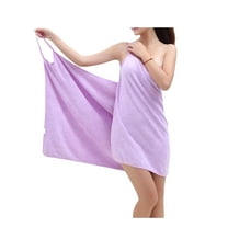 Women's Bath Towel Wrap Cotton Terry Spa Shower Bath Gym Cover Up with ...