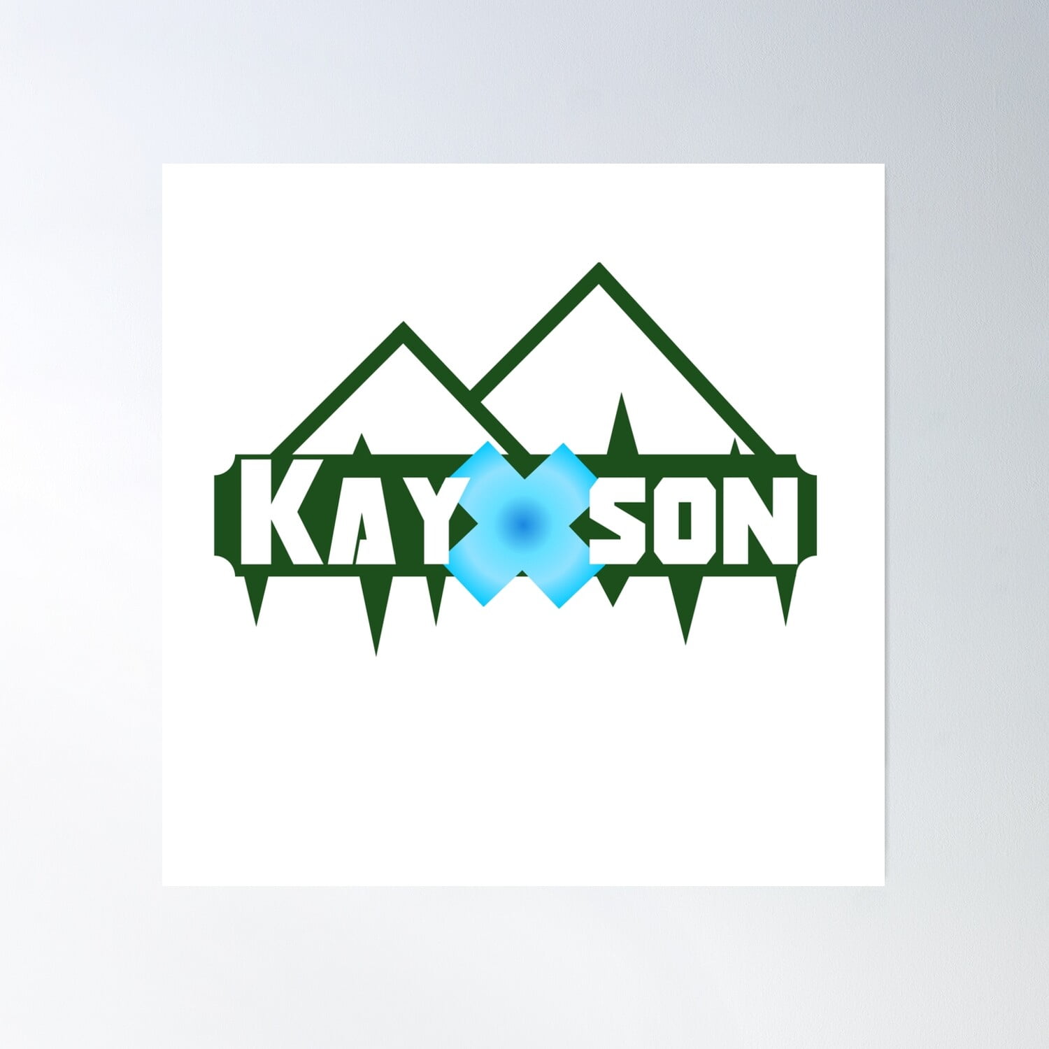 Kayson Poster Wall Art, Modern Wall Decor, 16x16 UNFRAMED - Walmart.com