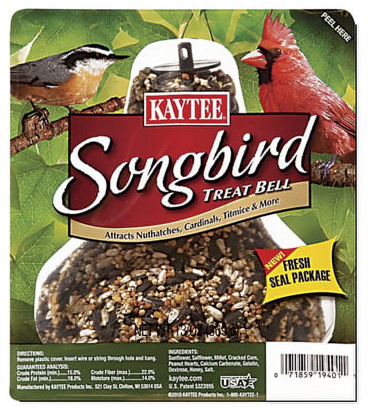 Kaytee 13 OZ Song Bird Bell Barrier Package, Each - Walmart.com
