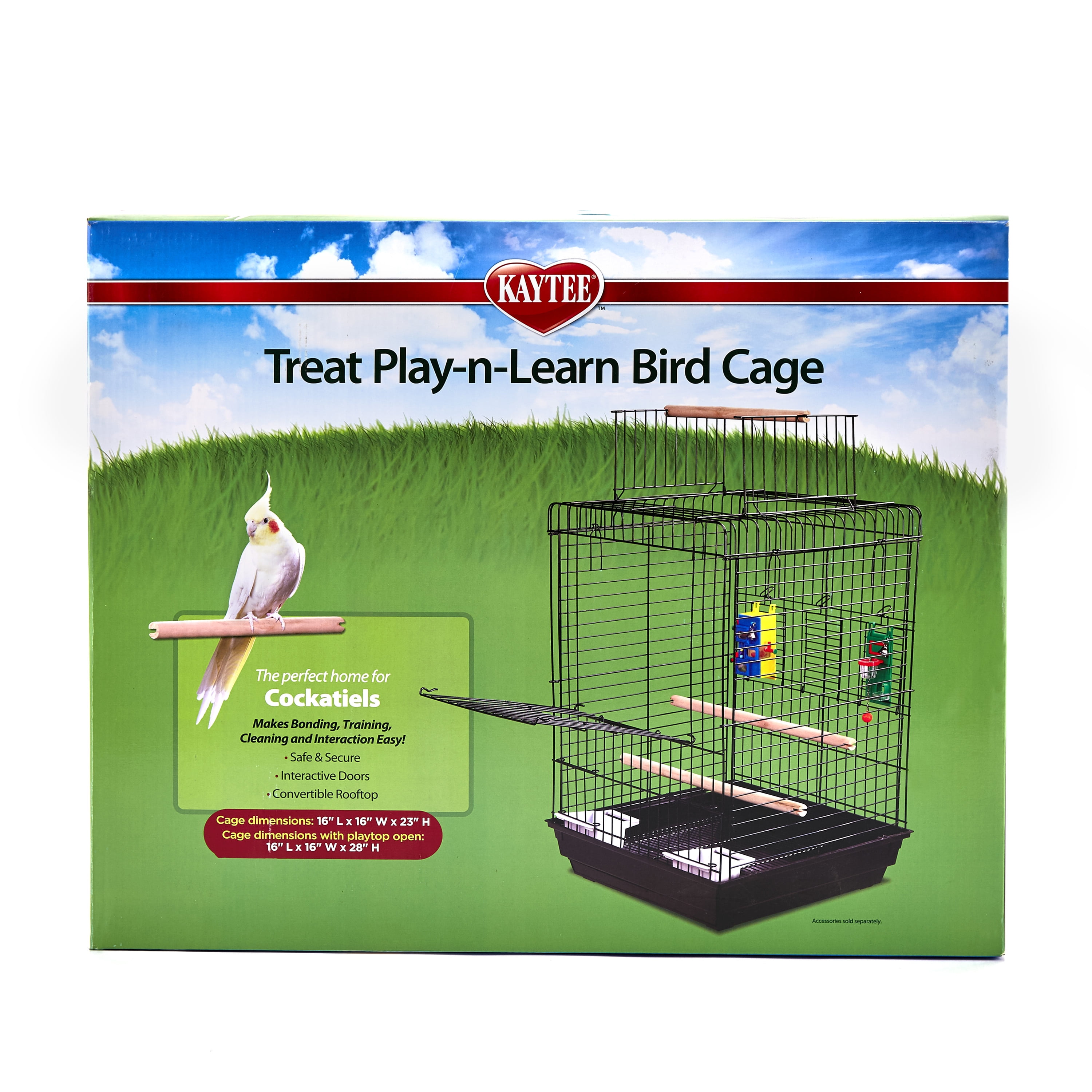 Kaytee Avian Treat Play Learn Cage Tiel - Walmart.com