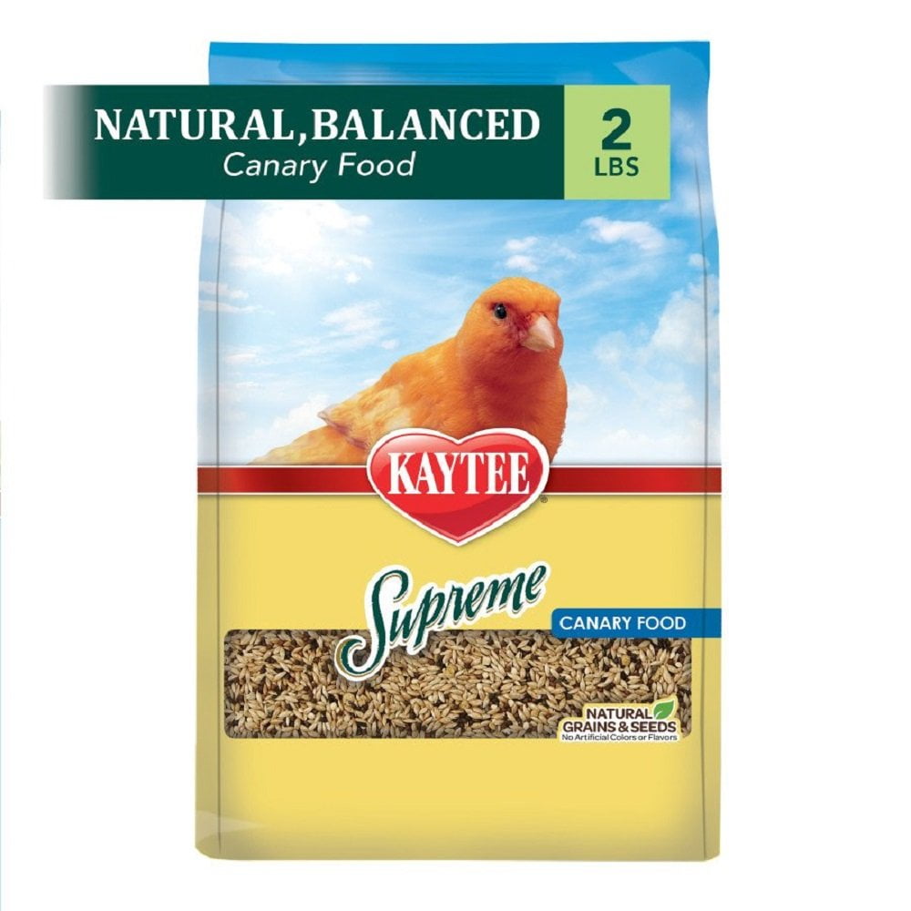Kaytee Canary Bird Food, 2-lb Bag, High-Quality Seed Mix for Finches ...