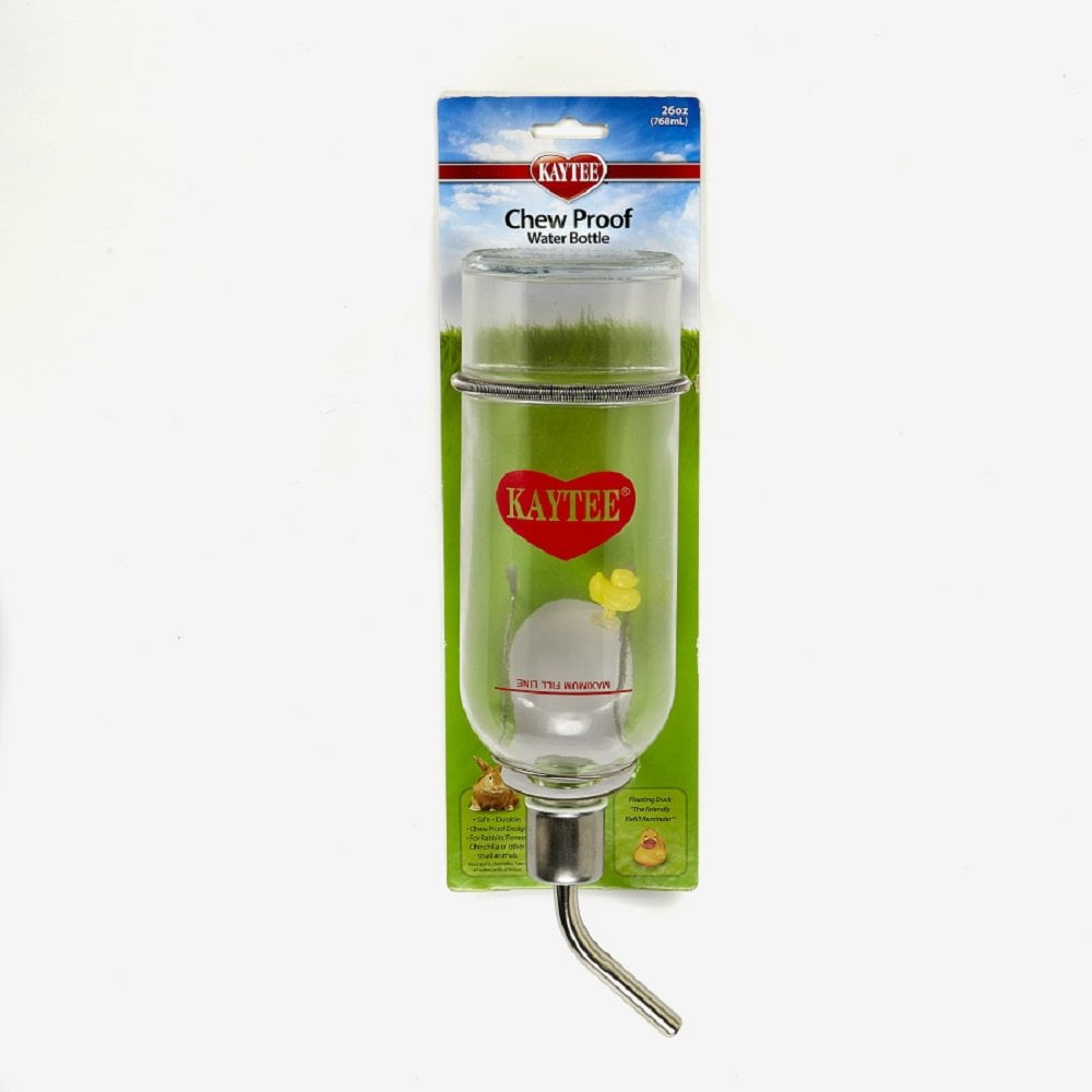 Kaytee Chew-Proof Water Bottle, 26-Ounce, Spring Attachment - Walmart.com