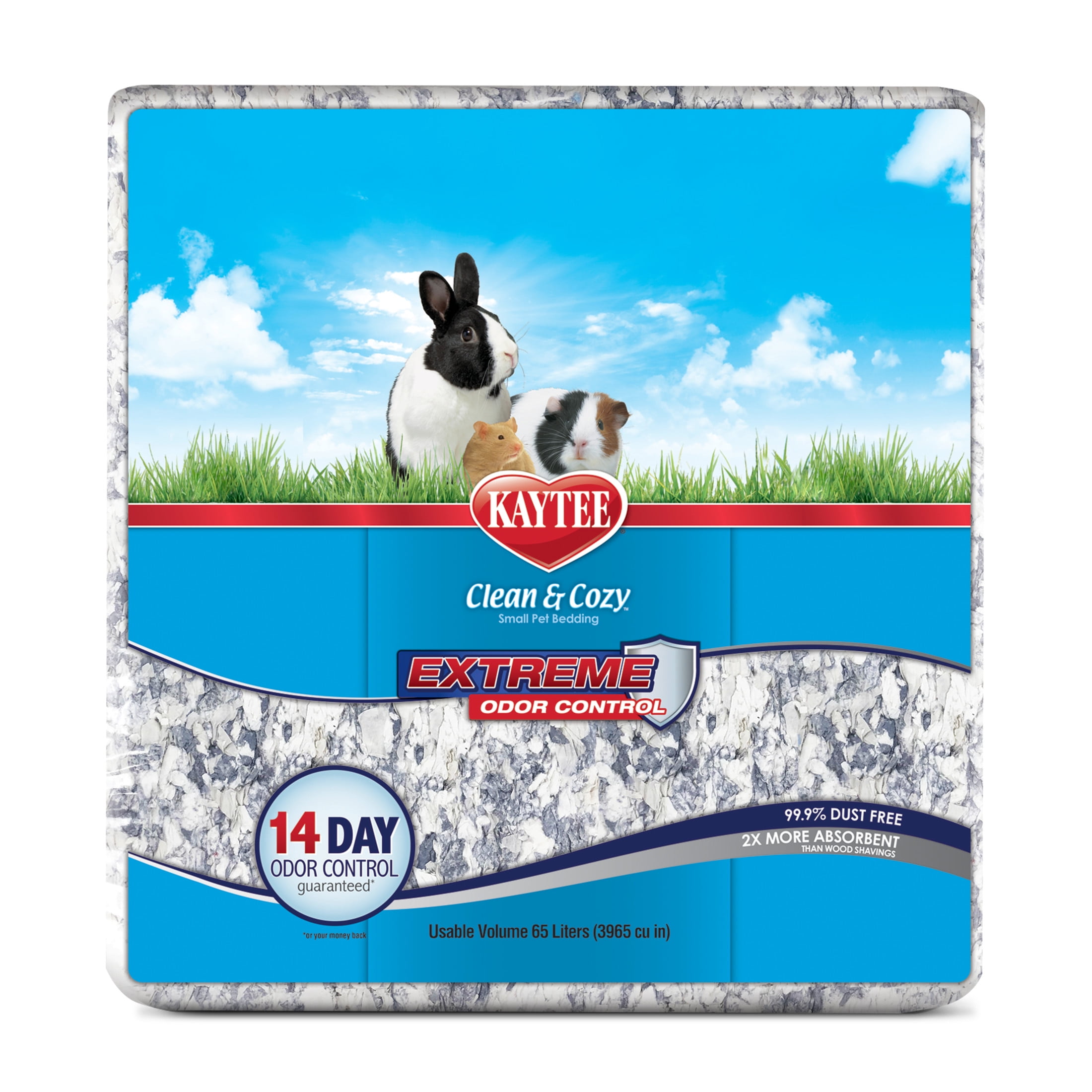 Kaytee Clean & Cozy Extreme Odor Control Small Pet Bedding, Comfort for ...