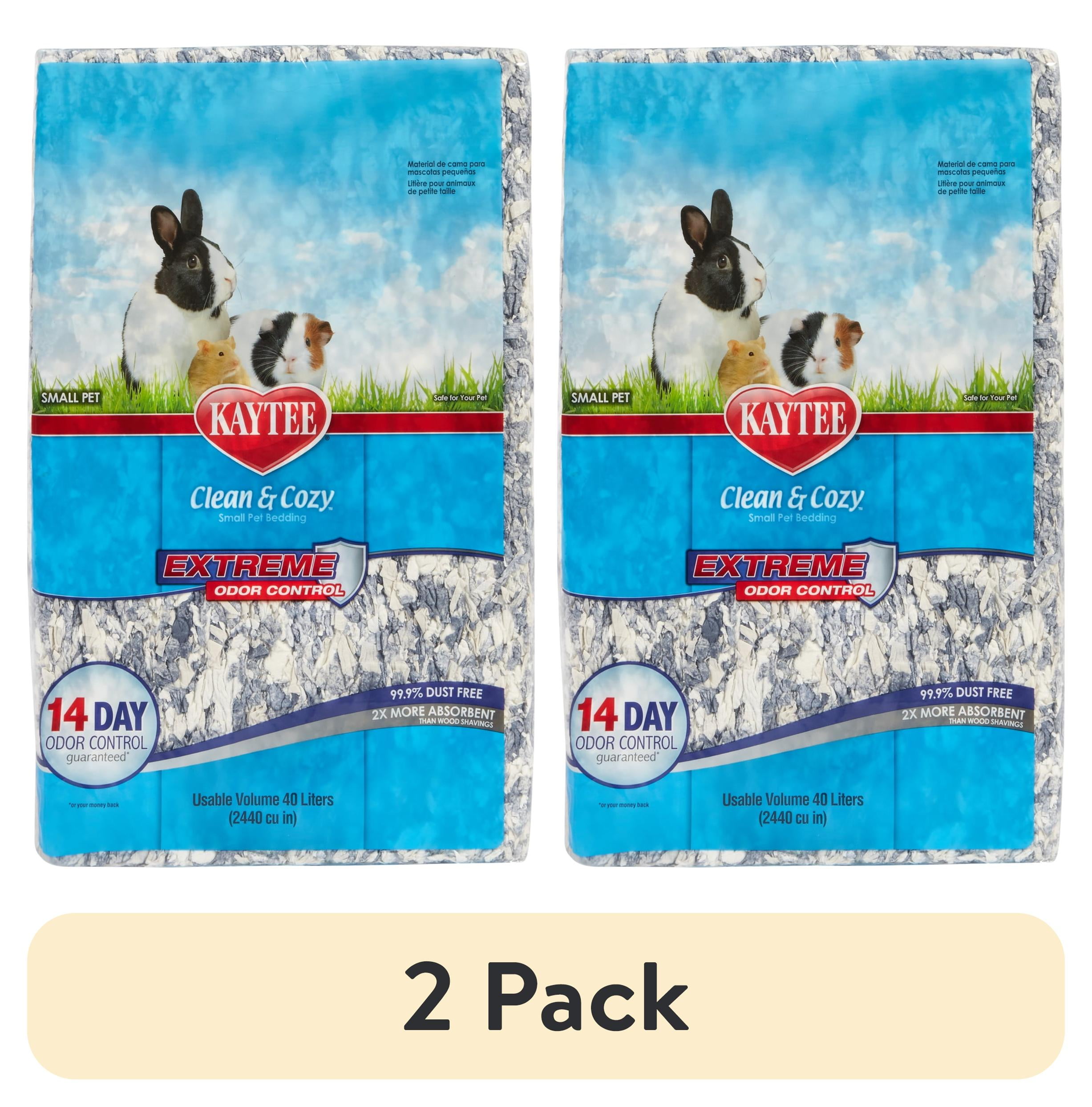 (2 pack) Kaytee Clean & Cozy Extreme Odor Control Bedding 40 Liters ...
