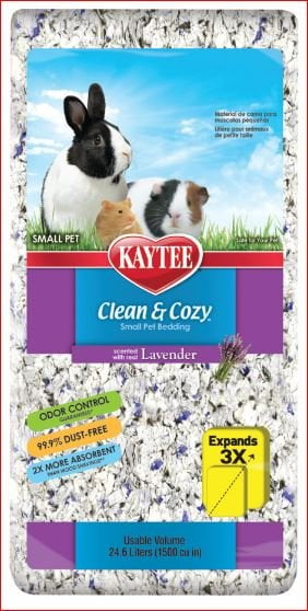Kaytee Comfort Rodent Bedding, Clean & Cozy Lavender-Scented, Paper ...