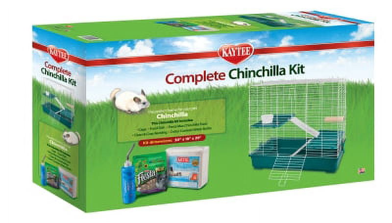 Super Pet My First Home & Fiesta Chinchilla Complete Kit - 31X6.5X18.5 ...