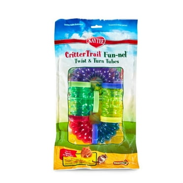 Kaytee CritterTrail Small Animal Fun-nels Straight Tubes, Assorted ...