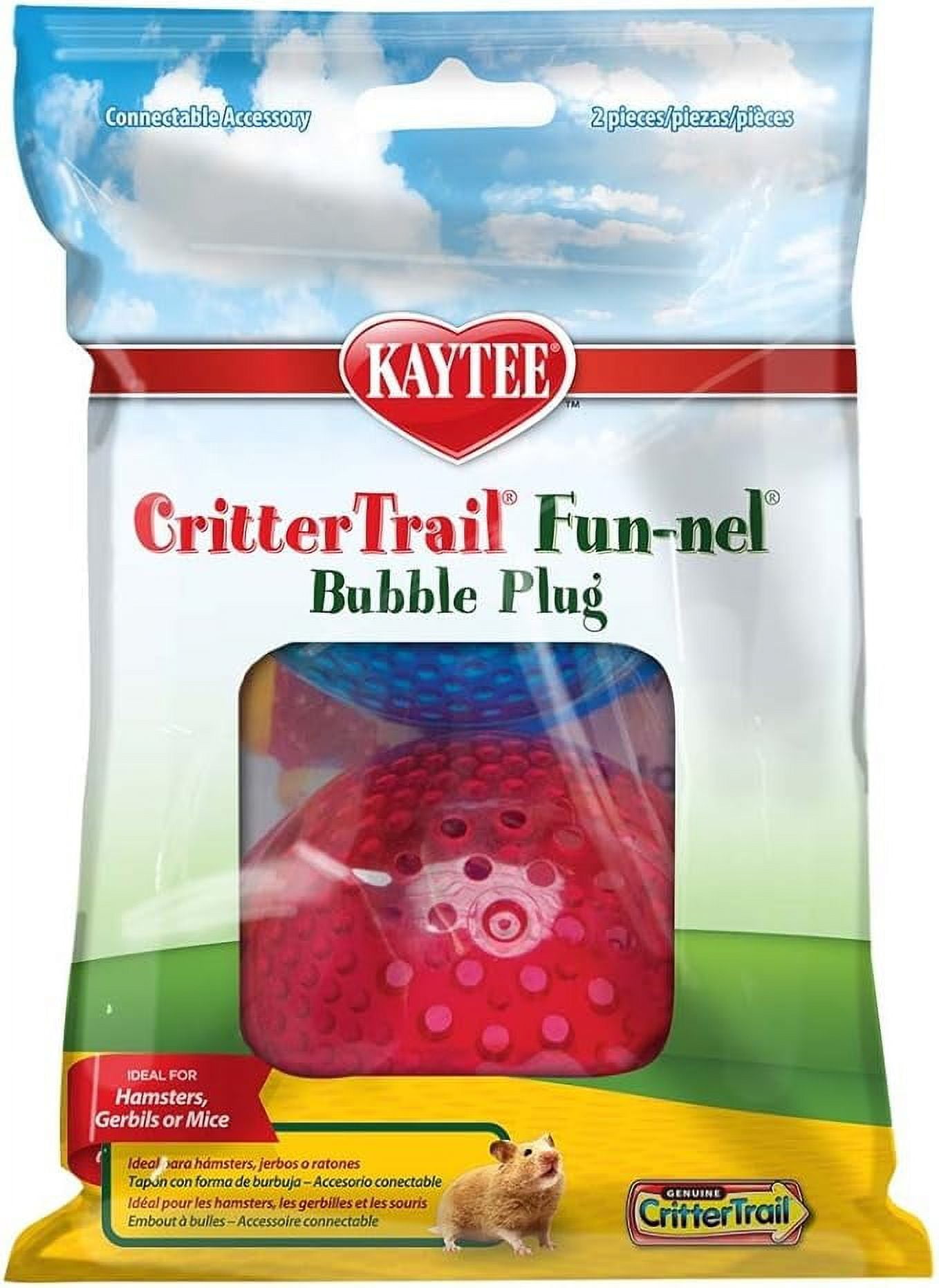Kaytee CritterTrail Fun-nels Bubble Plugs, Assorted Colors, Set of 2 ...