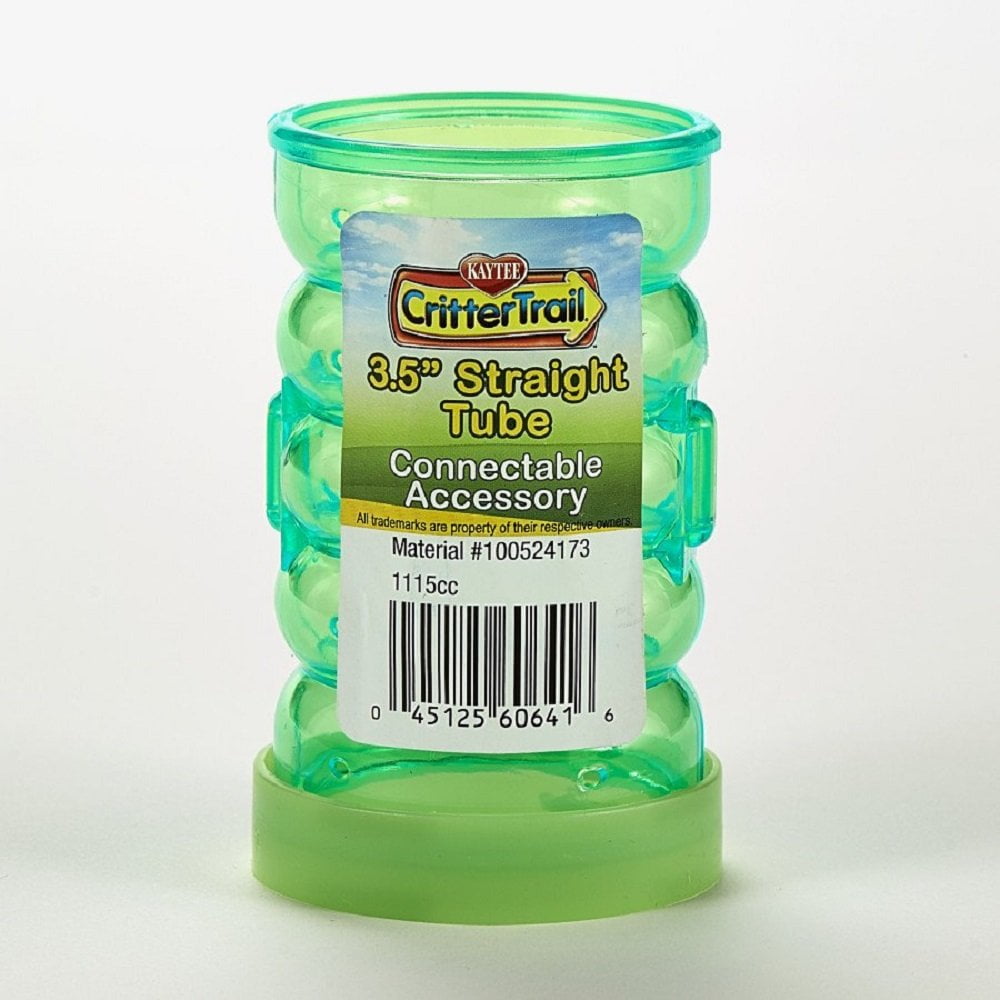 Kaytee Crittertrail Fun-Nel Straight Small Animal Habitat Tube ...