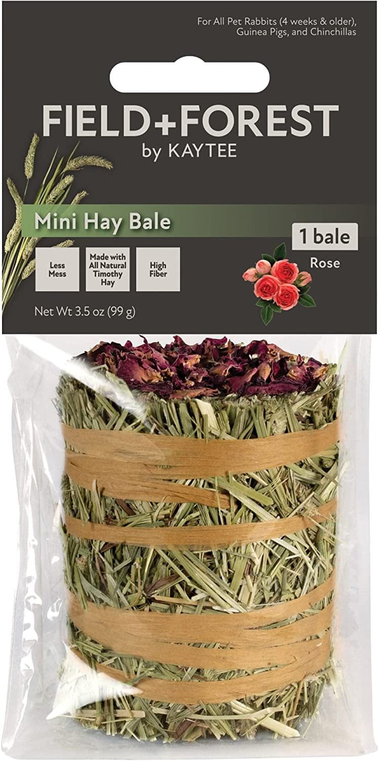 Kaytee Field+Forest Mini Hay Bales Rose - Walmart.com