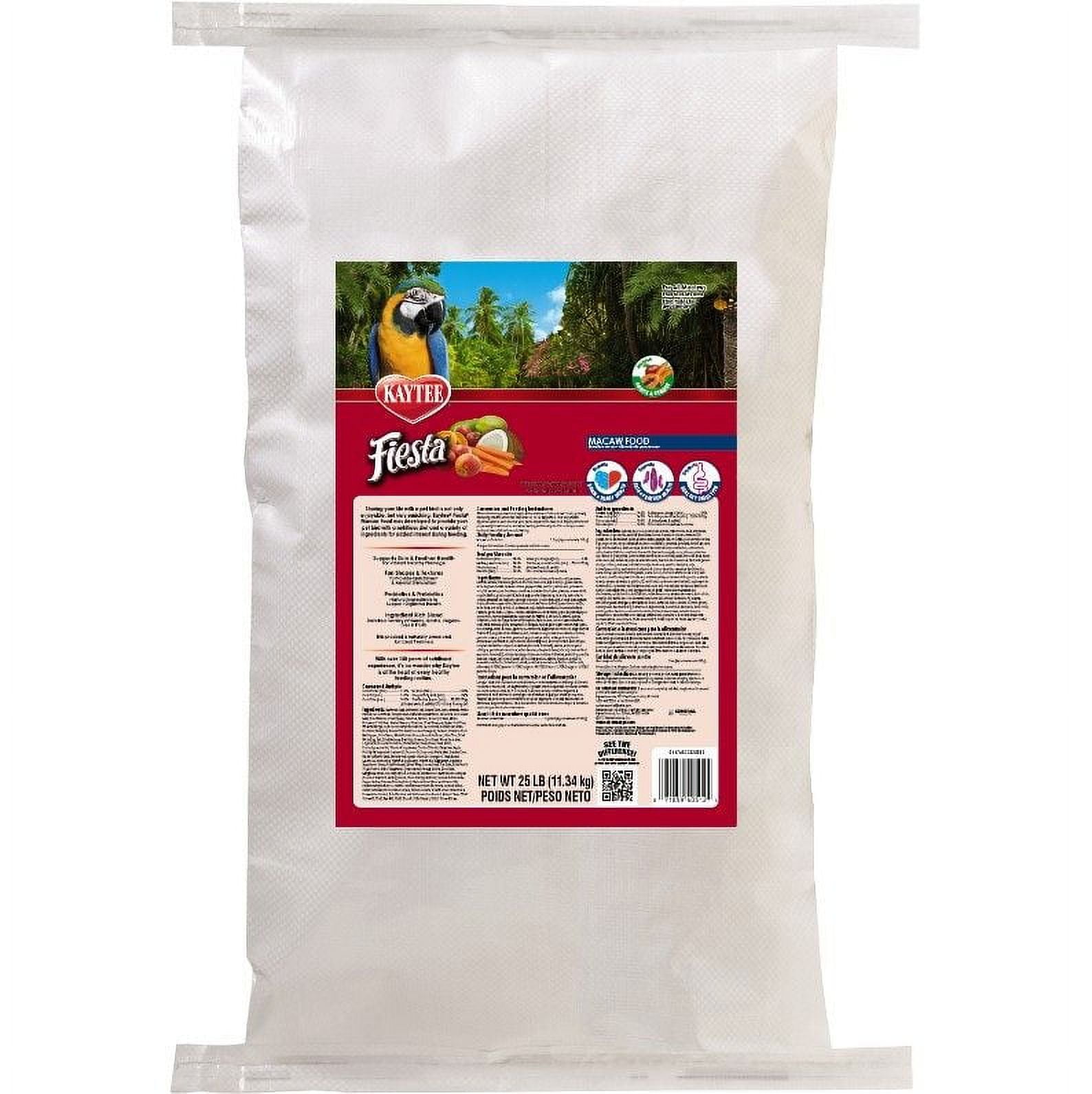 Kaytee Fiesta Bird Seeds, Macaw Food, 25 lbs - Walmart.com