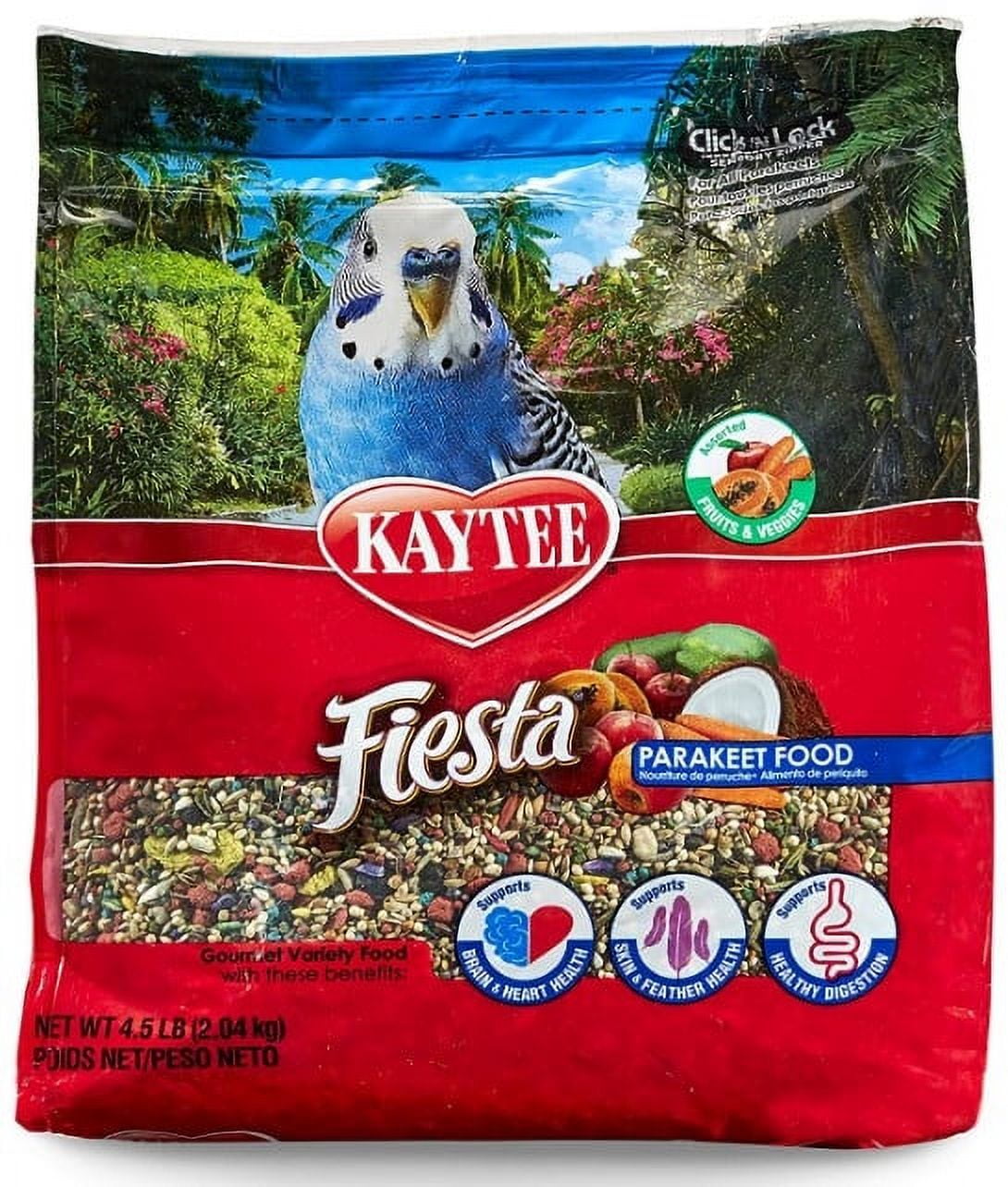 Kaytee Fiesta Parakeet Gourmet Variety Diet - Walmart.com