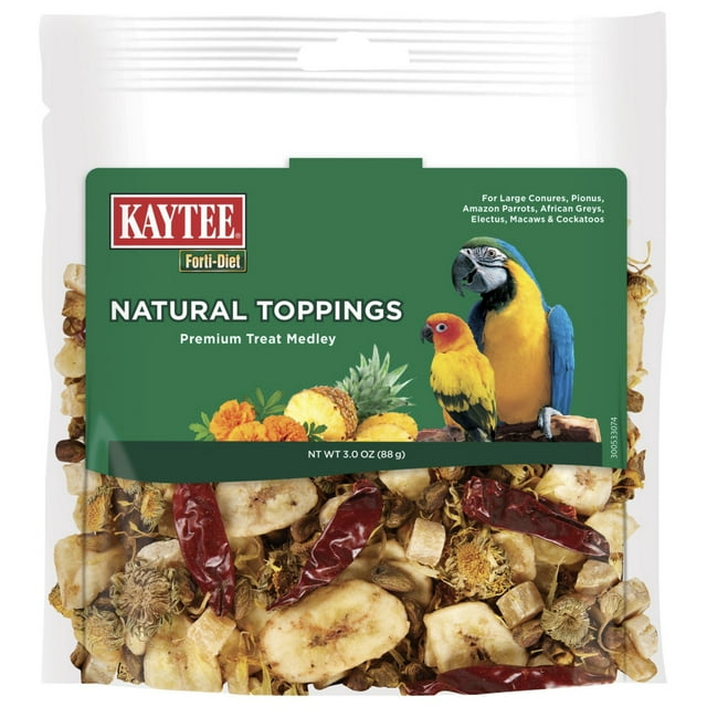Kaytee Forti-Diet Natural Pet Bird Treat Snack Medium/Large 3 oz ...