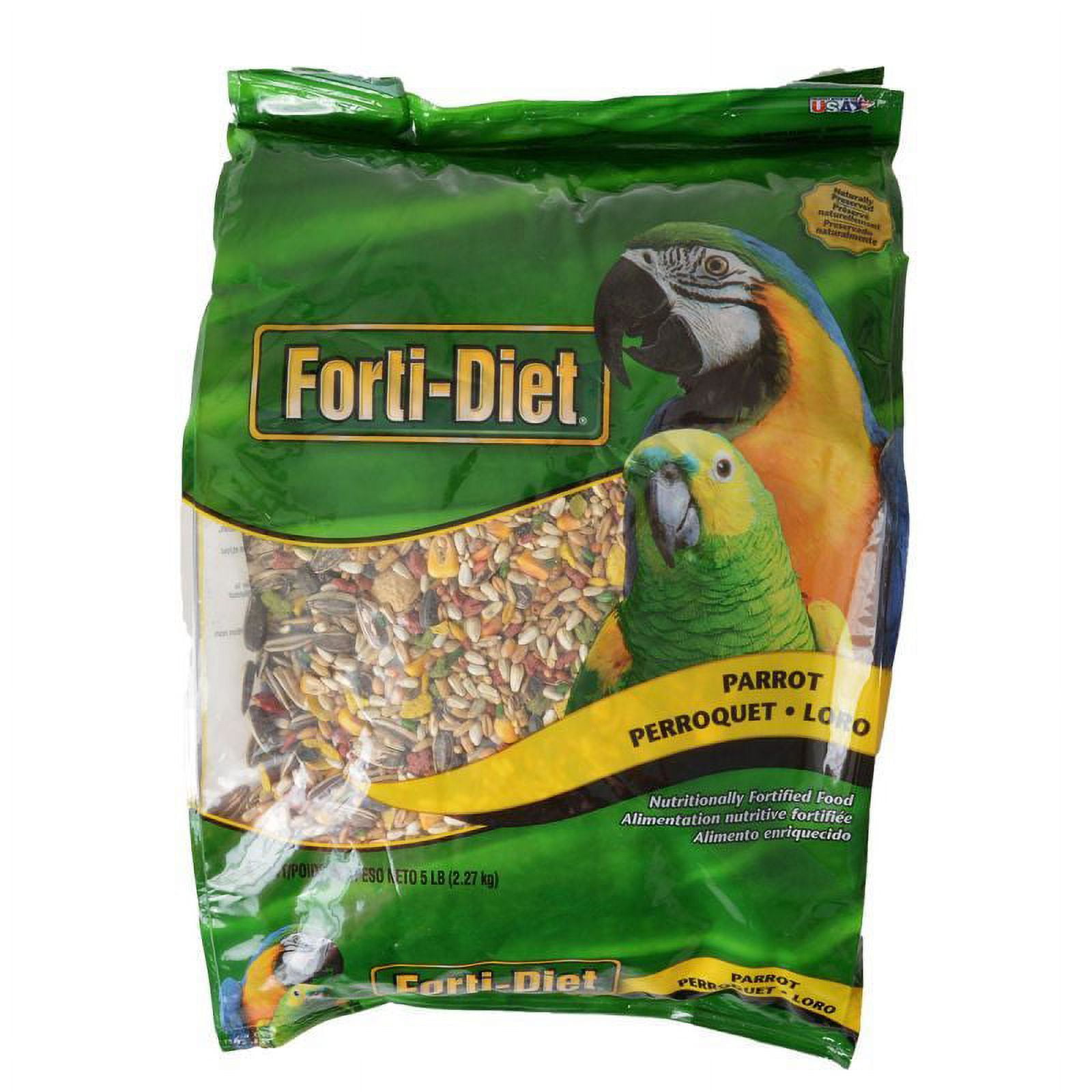 Kaytee Forti-Diet Parrot Food [Bird, Food] 5 lbs - Walmart.com