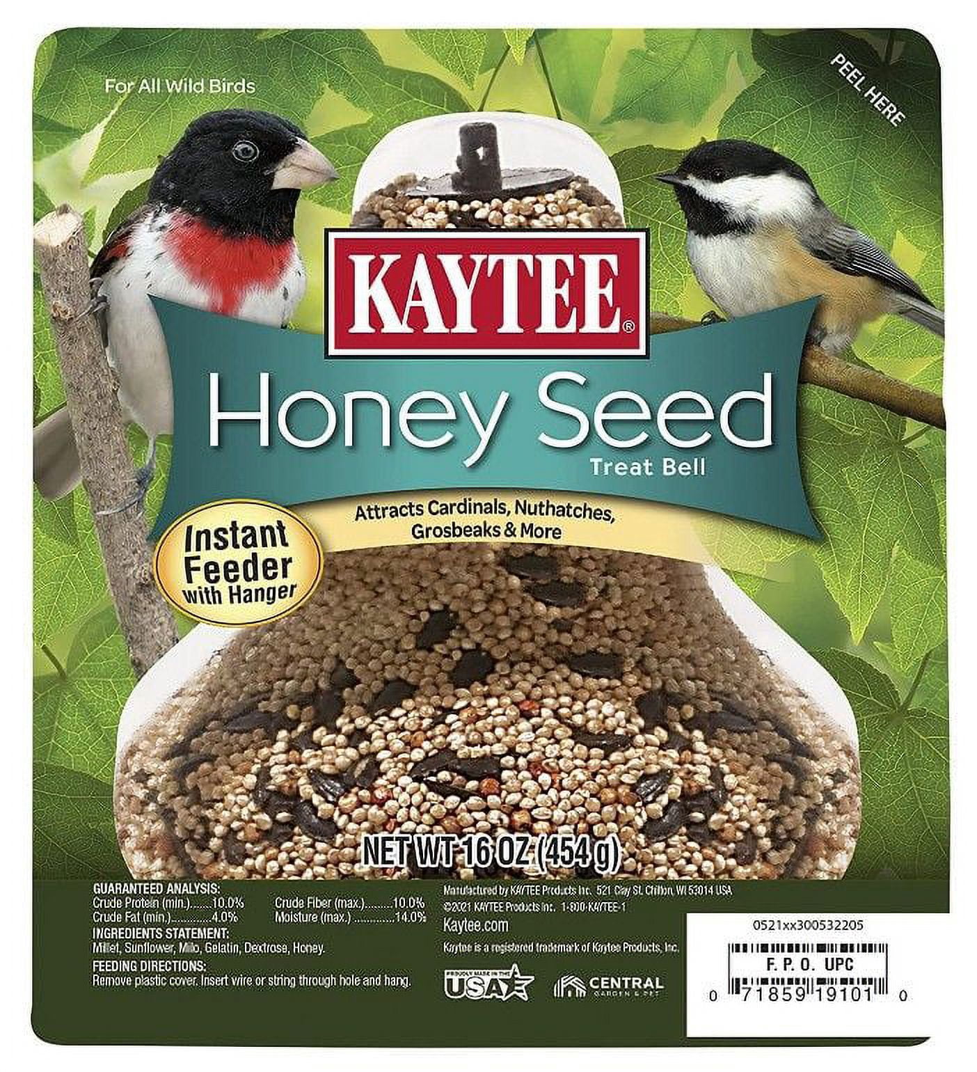 Kaytee Honey Seed Treat Bell [Bird, Wildbird Foods] 1 lb - Walmart.com