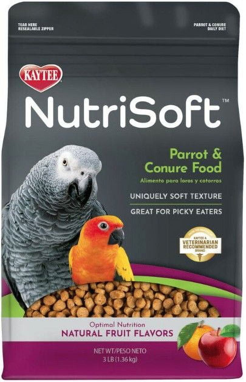 Kaytee NutriSoft Conure and Parrot Food [Bird, Food] 3 lb - Walmart.com