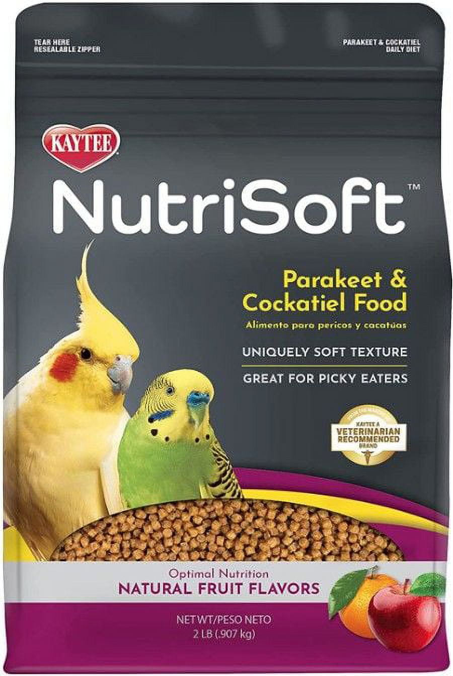 Kaytee NutriSoft Parakeet and Cockatiel Food [Bird, Food] 2 lb - Walmart.com