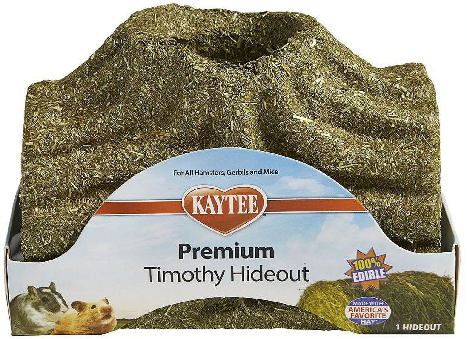 Kaytee Premium Timothy Hideout [Small Pet, Cage Accessories] Small - 1 ...