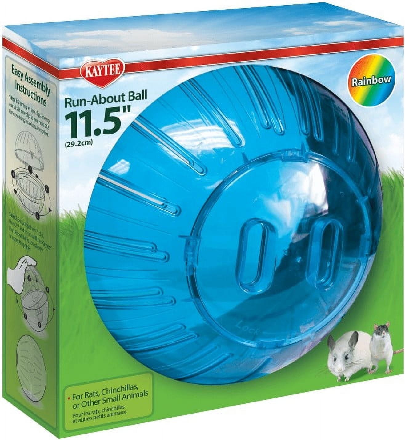 Kaytee Run About Ball for Small Animals Assorted Colors - Walmart.com
