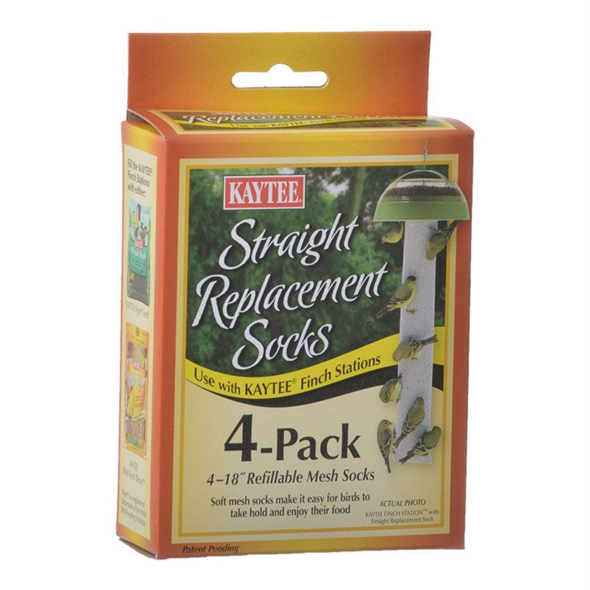 Kaytee Straight Replacement Socks PDQ for Finch Stations Mesh - Walmart.com