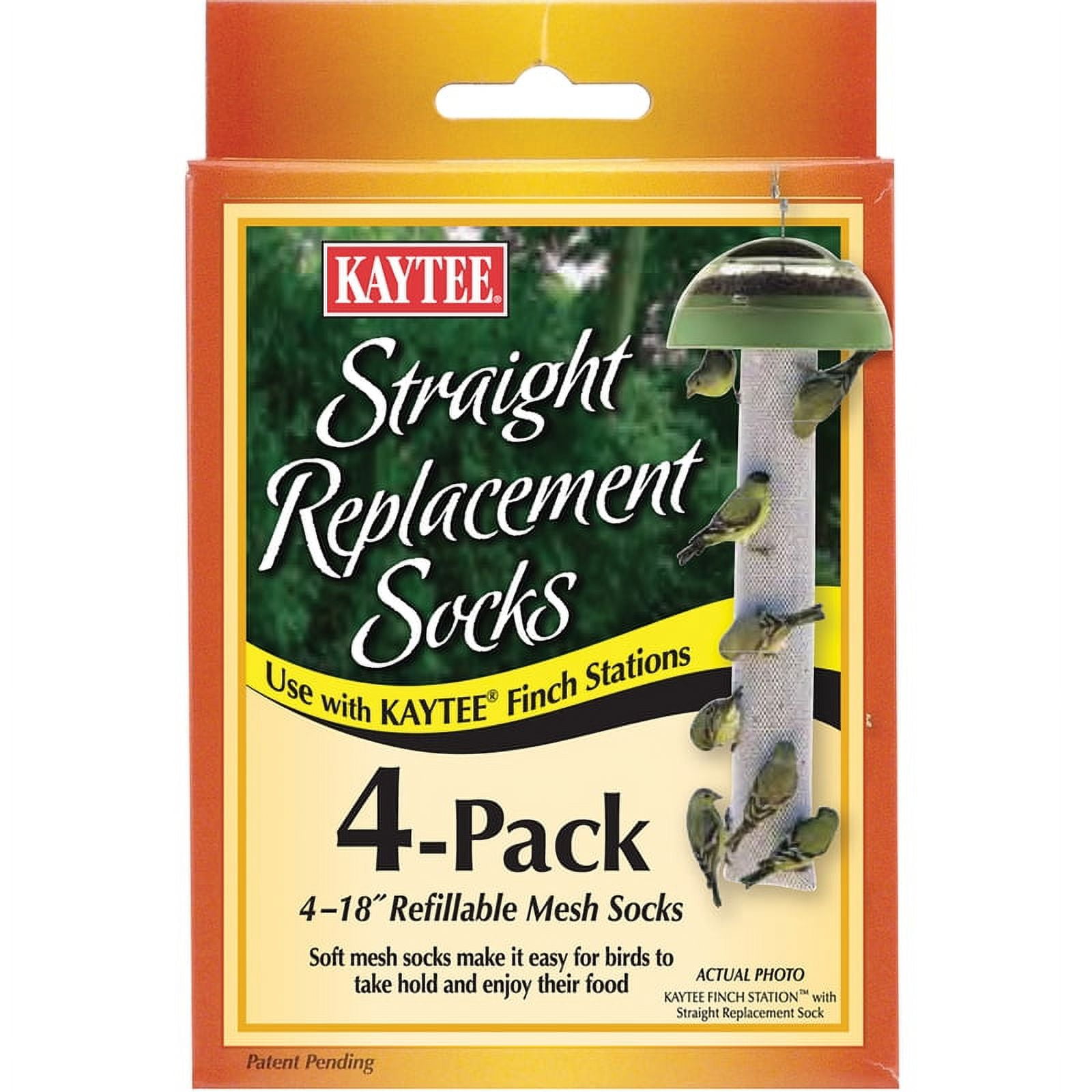 Kaytee Straight Replacement Socks PDQ for Finch Stations Mesh - Walmart.com