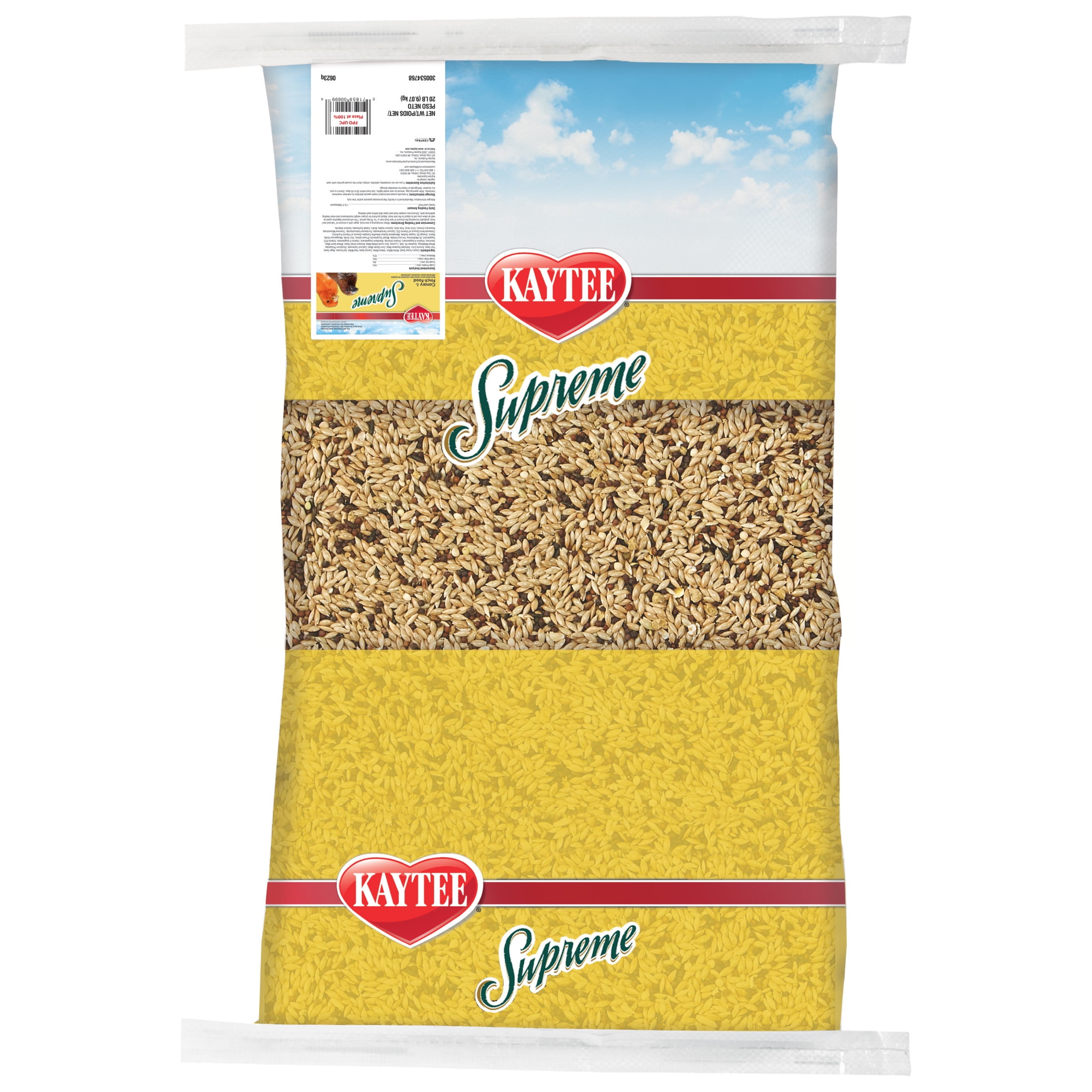 Kaytee Supreme Canary & Finch Food 20 LB - Walmart.com