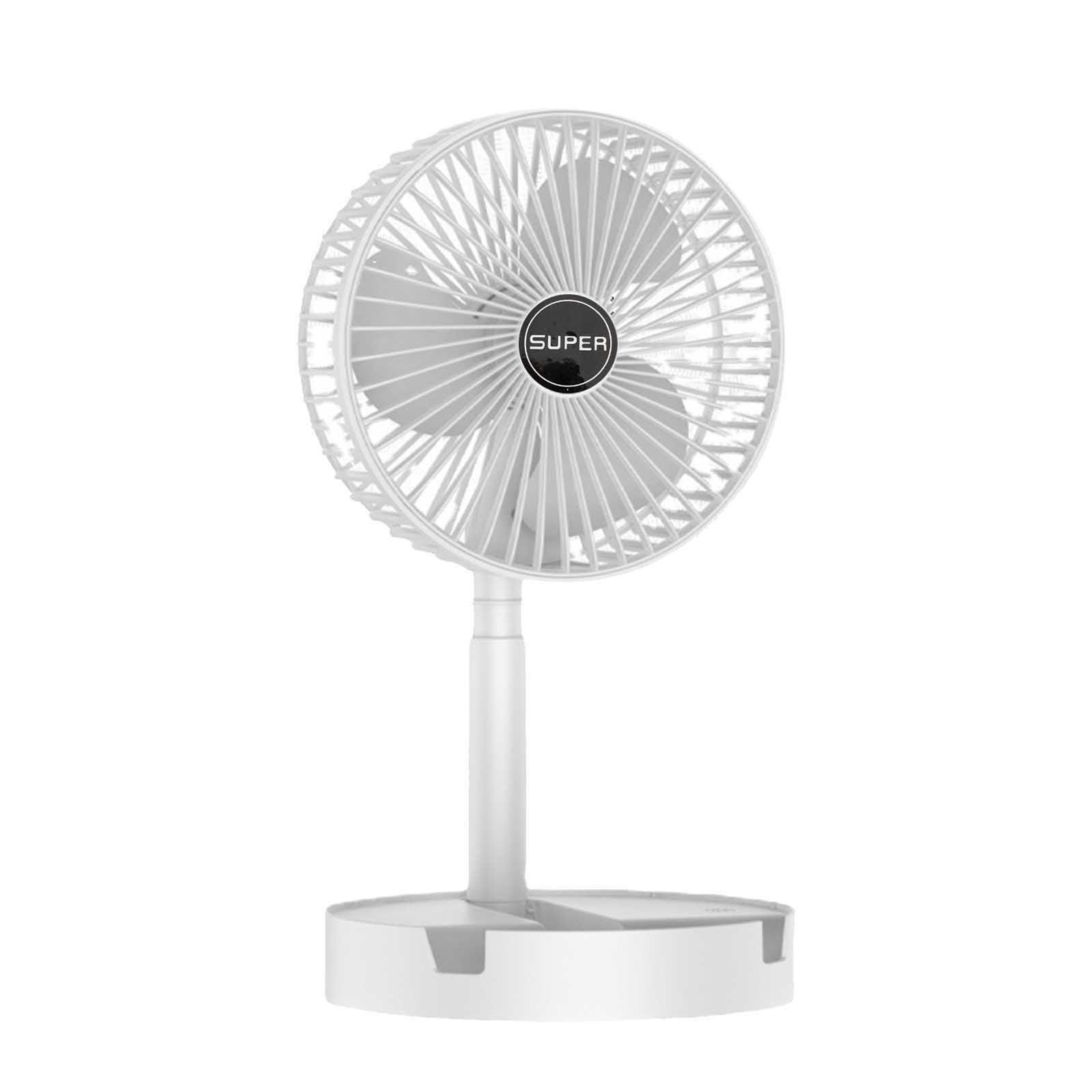 Kayuouio Clearance Portable Foldable USB Rechargeable Small Fan 3 Speed ...