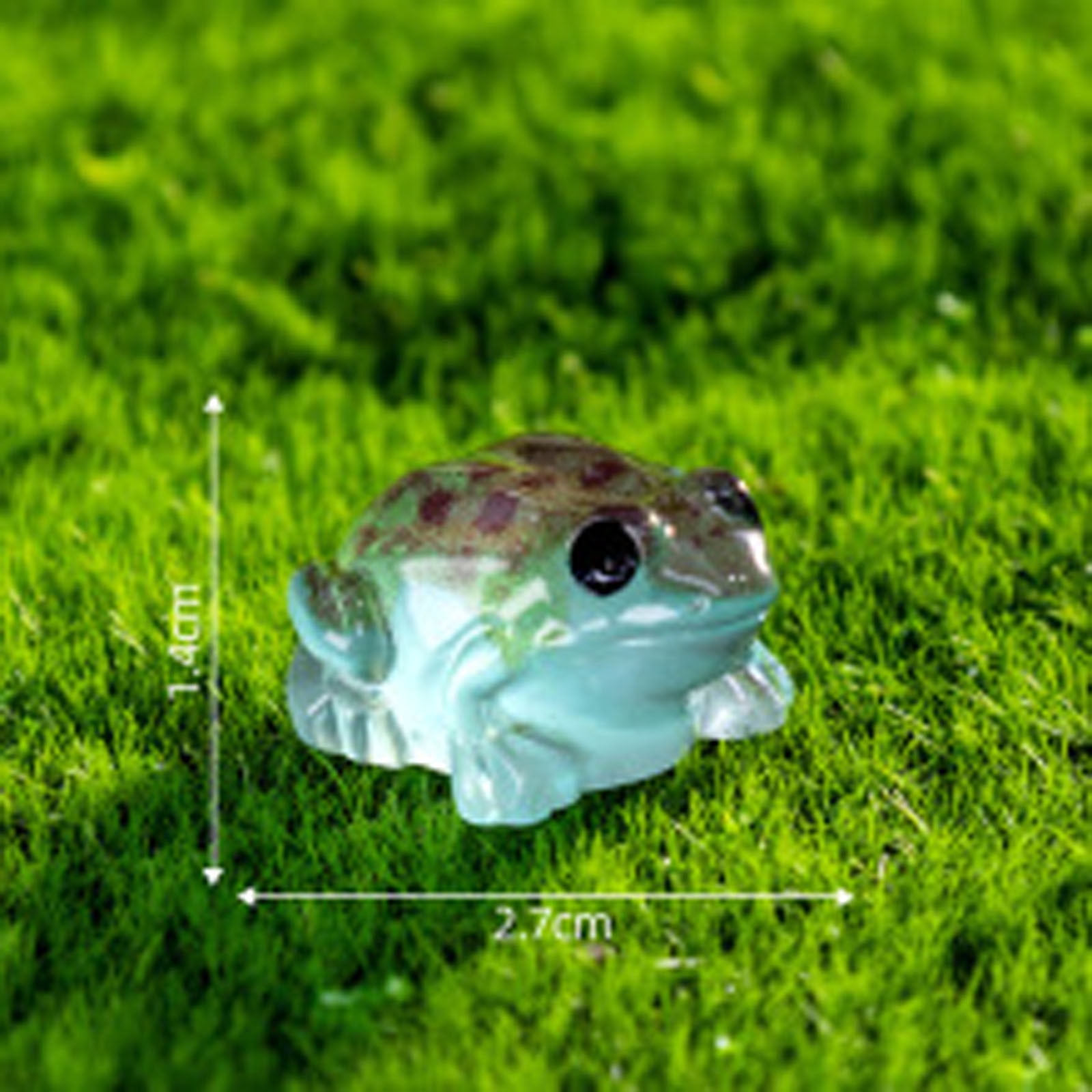 Kayuouio Glow in The Dark Mini Resin Frogs,Cute Luminous Tiny Frogs ...