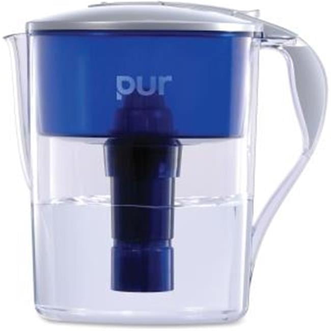 Kaz 11 Cup Water Filter Pitcher, Blue & Gray - Walmart.com