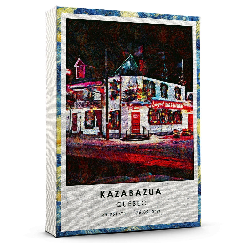 Kazabazua Travel Canvas, Quebec Travel Art Canvas, Kazabazua Travel ...