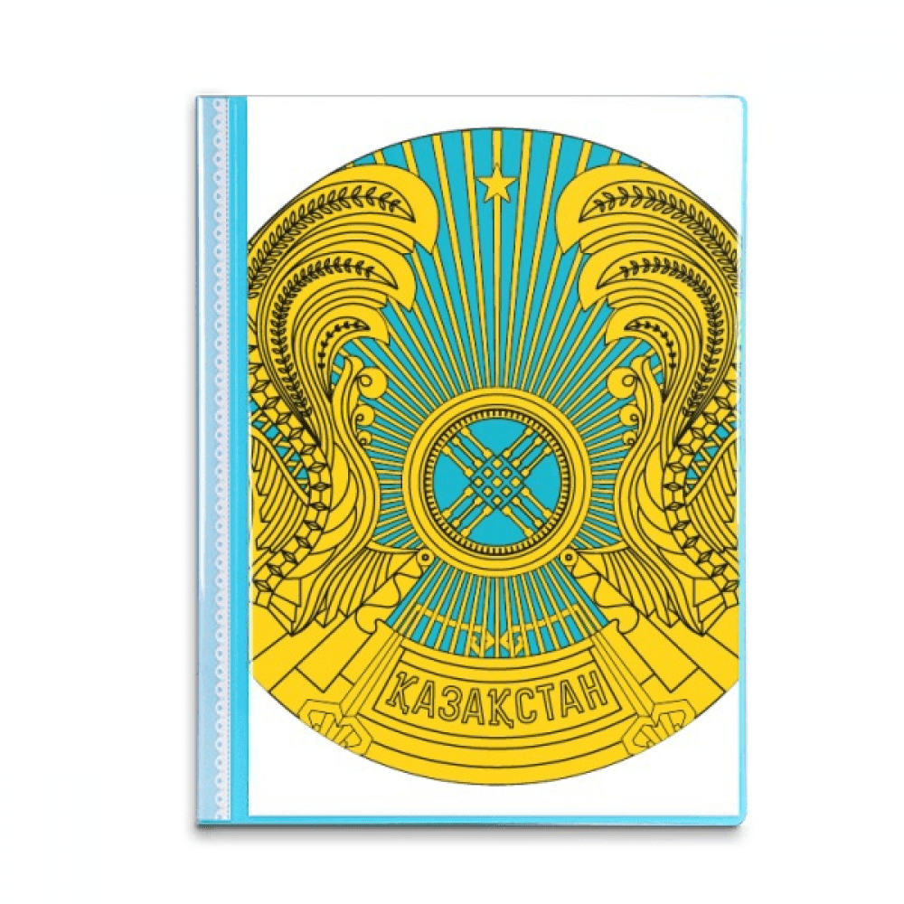 Kazakhstan Asia National Emblem Book Sheet Protectors Portfolio Binder ...