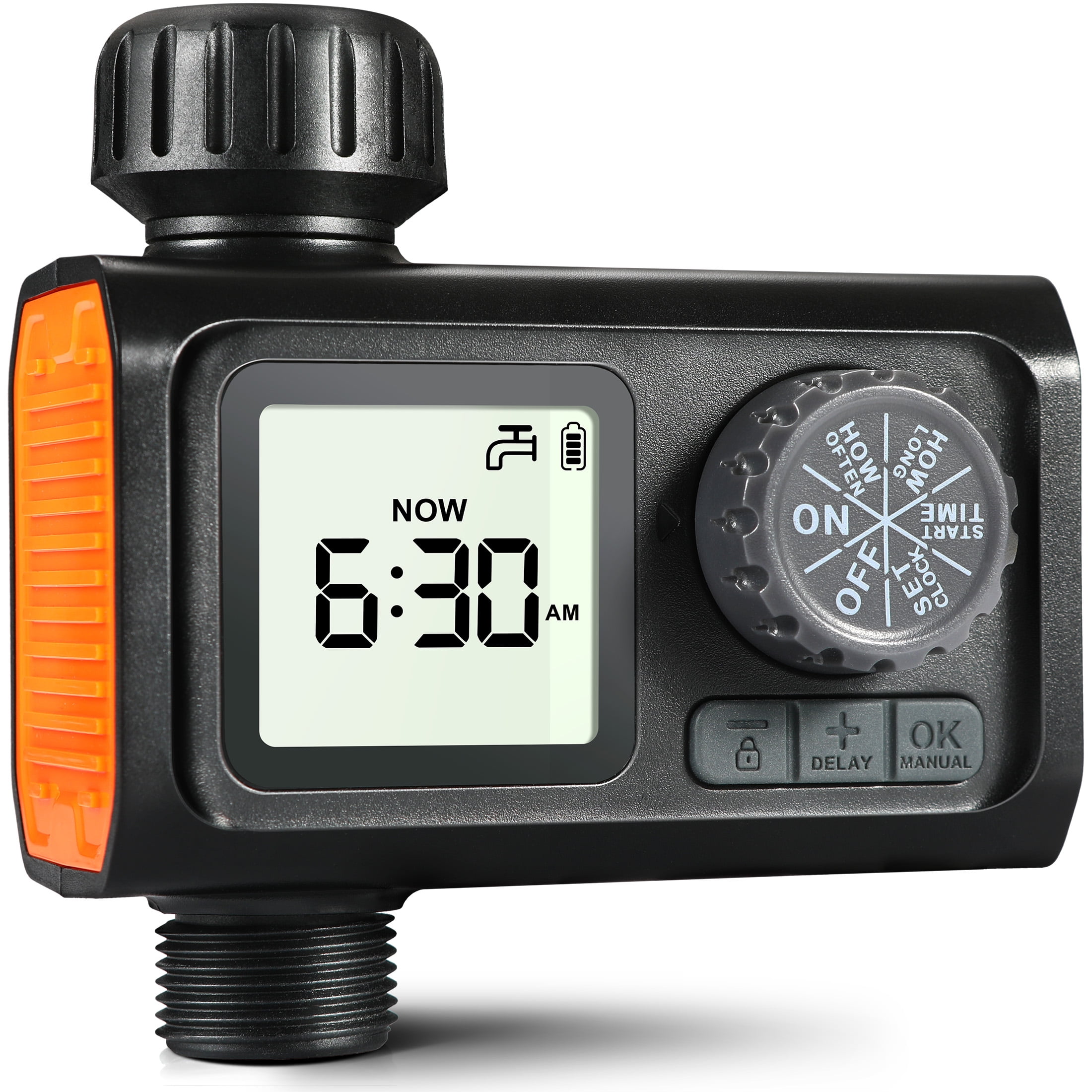 Kazeila Programmable Watering Timer: Garden, Lawn, Yard Sprinkler with ...