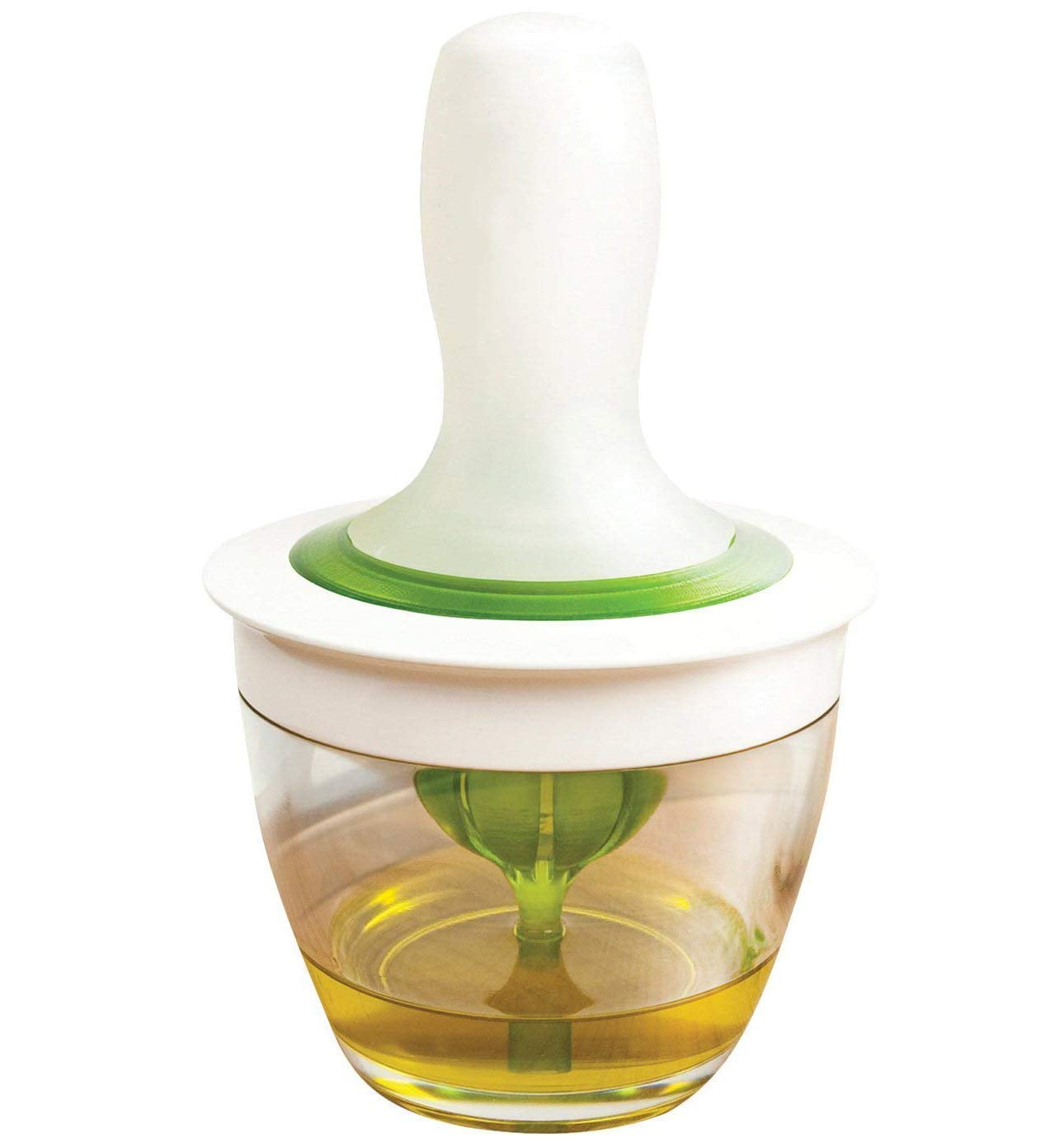 Kazenzo Basting Brush Silicone Oil Bottle Brush Dispenser Glass Bowl ...