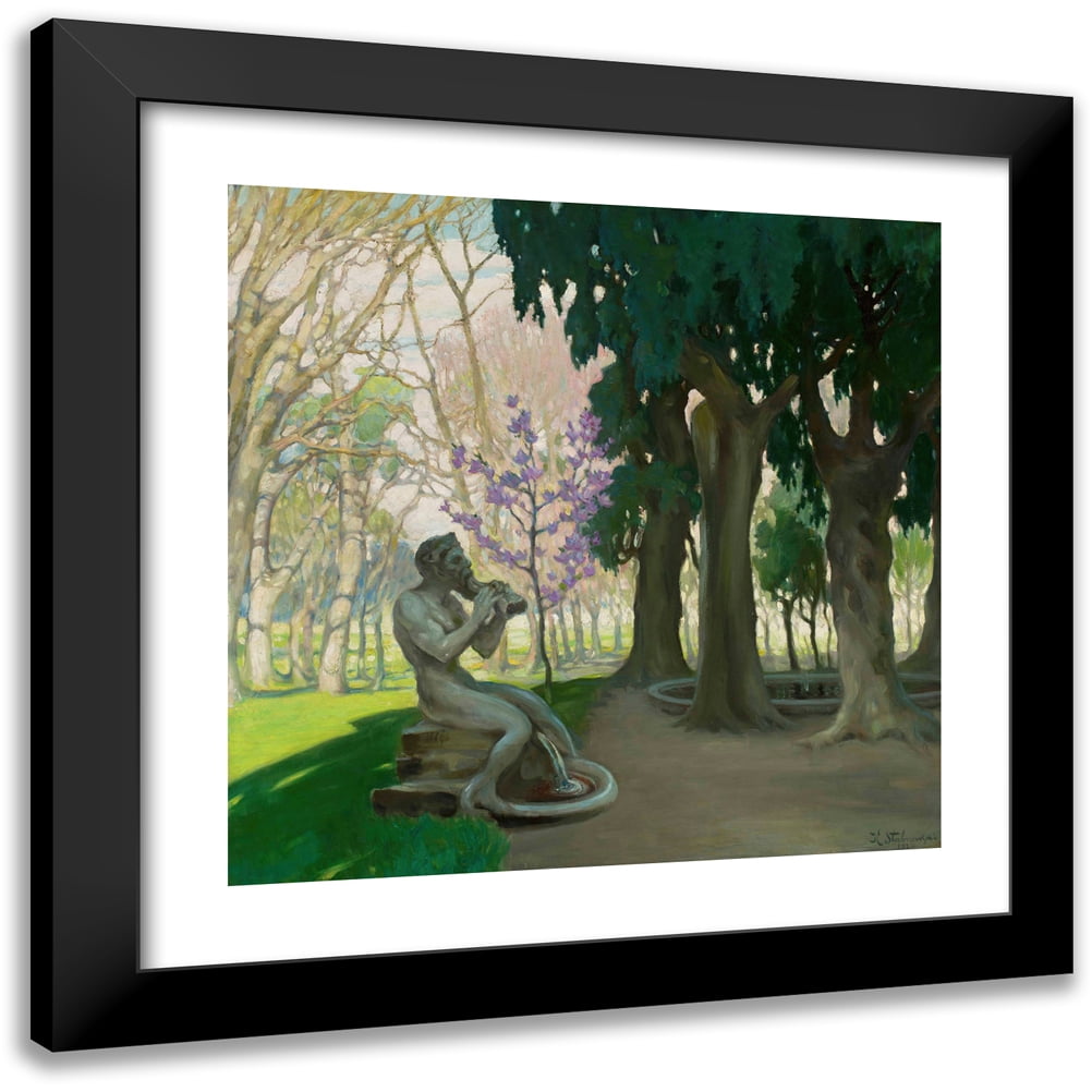 Kazimierz Stabrowski 15x15 Black Modern Framed Museum Art Print Titled ...