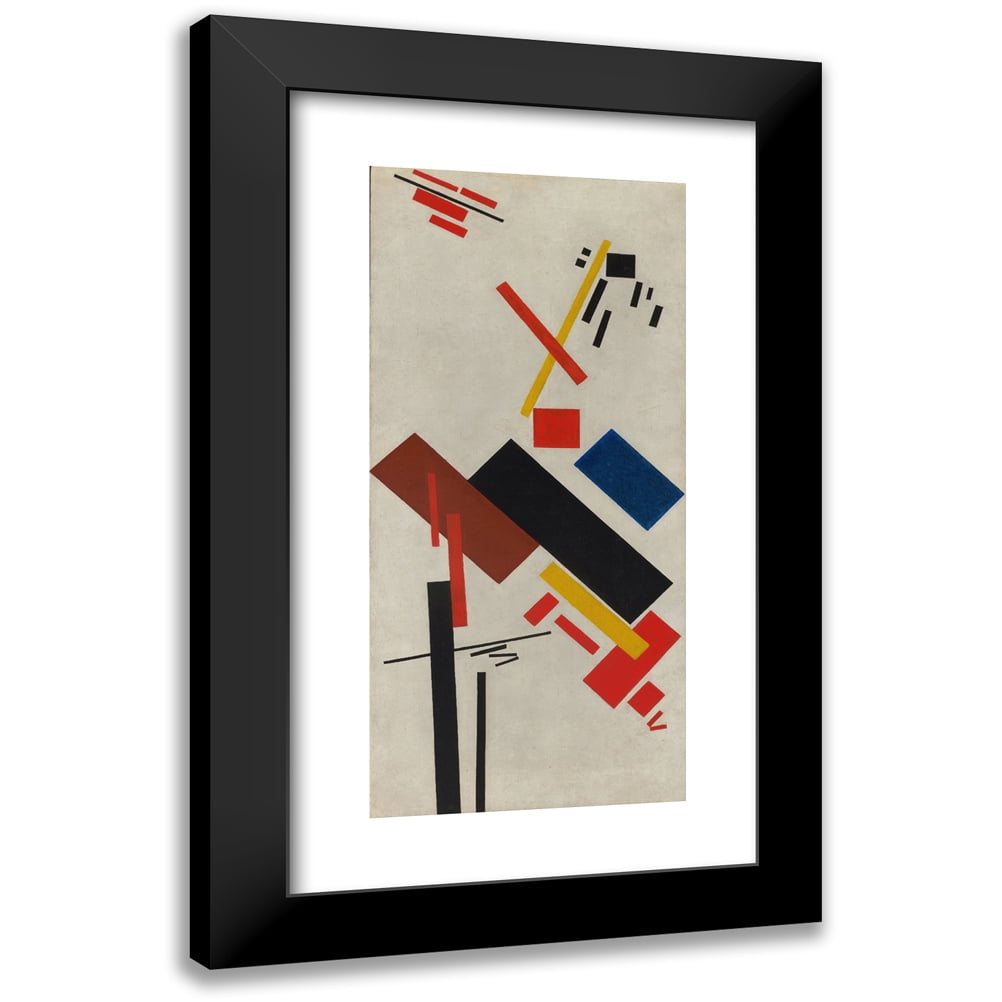 Kazimir Malevich 10x18 Black Modern Framed Museum Art Print Titled ...