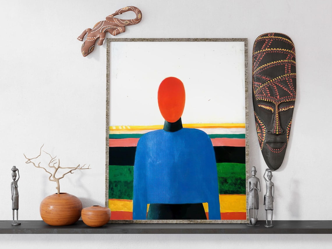 Kazimir Malevich - Female Torso, Woman Torso. Abstract Wall Art ...
