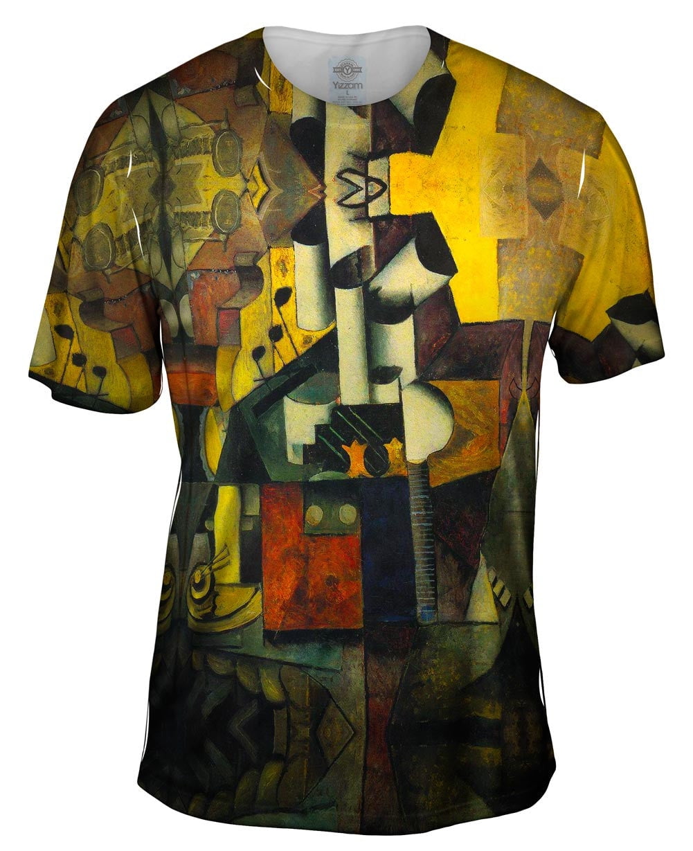 Kazimir Malevich - Musical Instrument 1913 Mens T-Shirt All Over Print ...