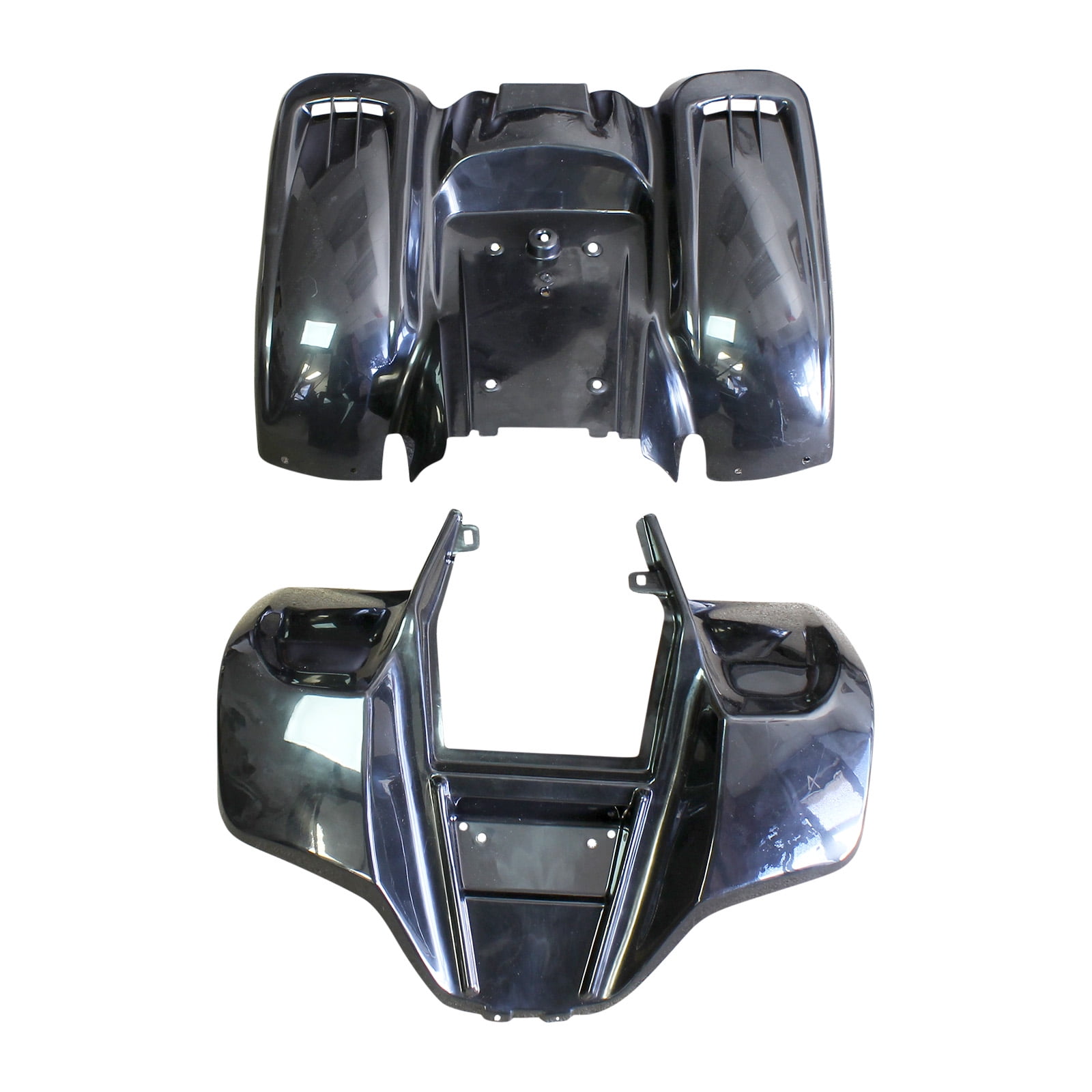 Fixrightpro Kazuma Meerkat Fender Set, Black Plastic, Fits 50cc and ...