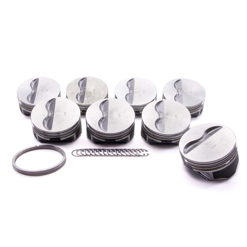 Kb Performance Pistons SBC Flat Top Piston Set 4.030 Bore -5cc ...