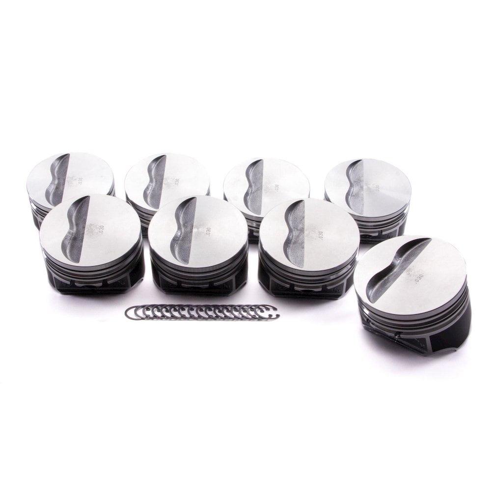 Kb Performance Pistons SBC Flat Top Piston Set 4.030 Bore -5cc ...