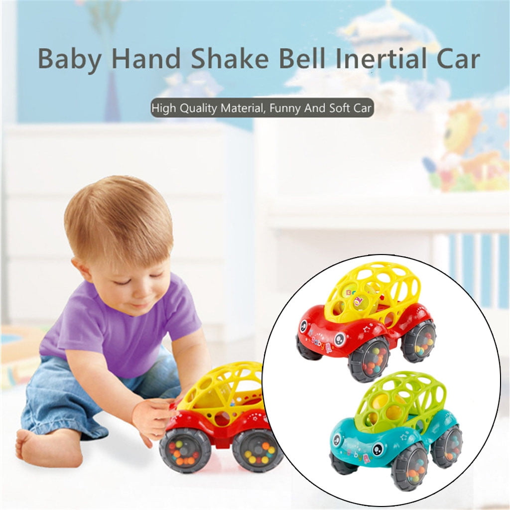 Kbndieu Baby Toy Cars for 12 18 Months, Rattle & Roll Cars for Toddlers ...