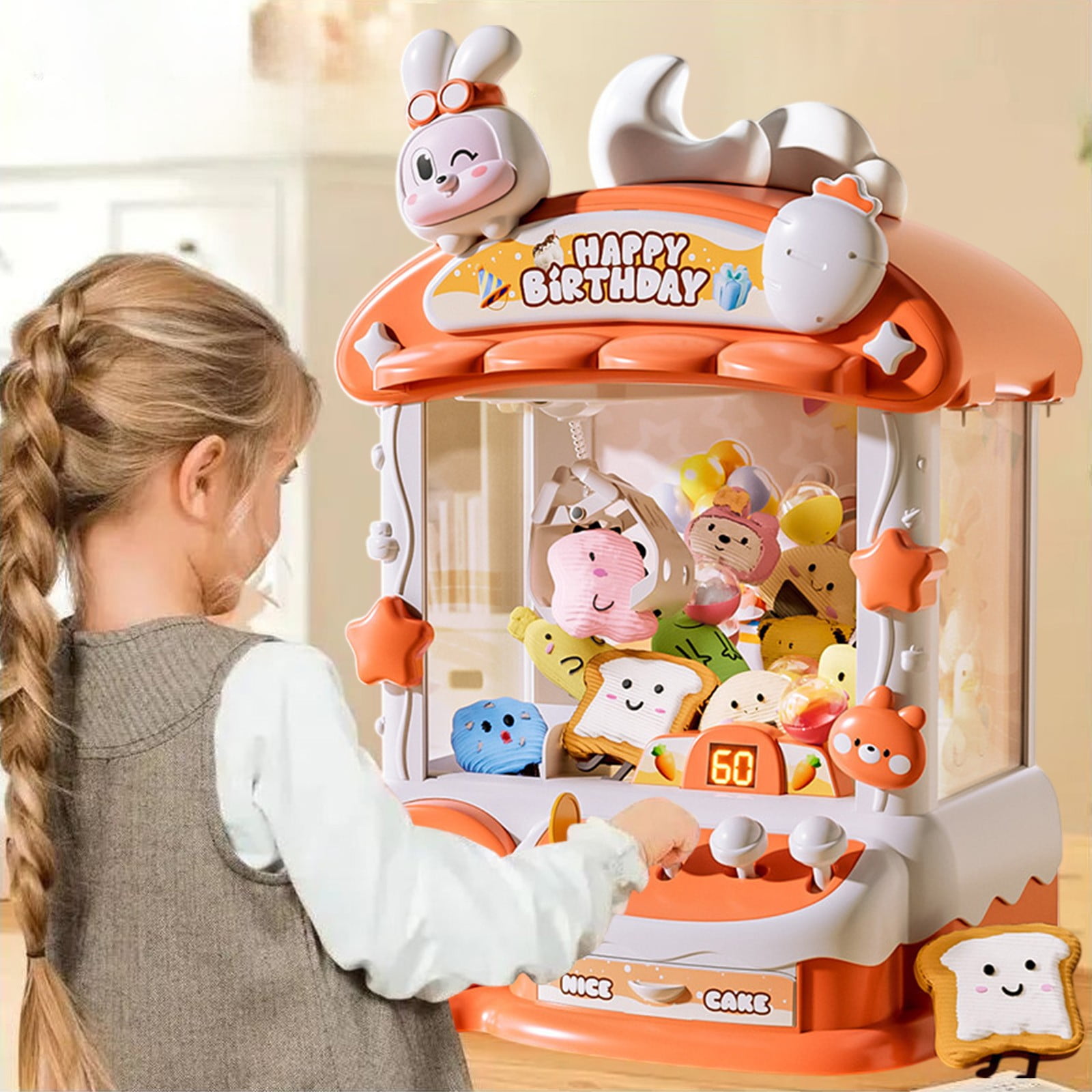 Kbndieu Claw Machine for Kids, Mini Kids Toys Vending Machine for Girls ...
