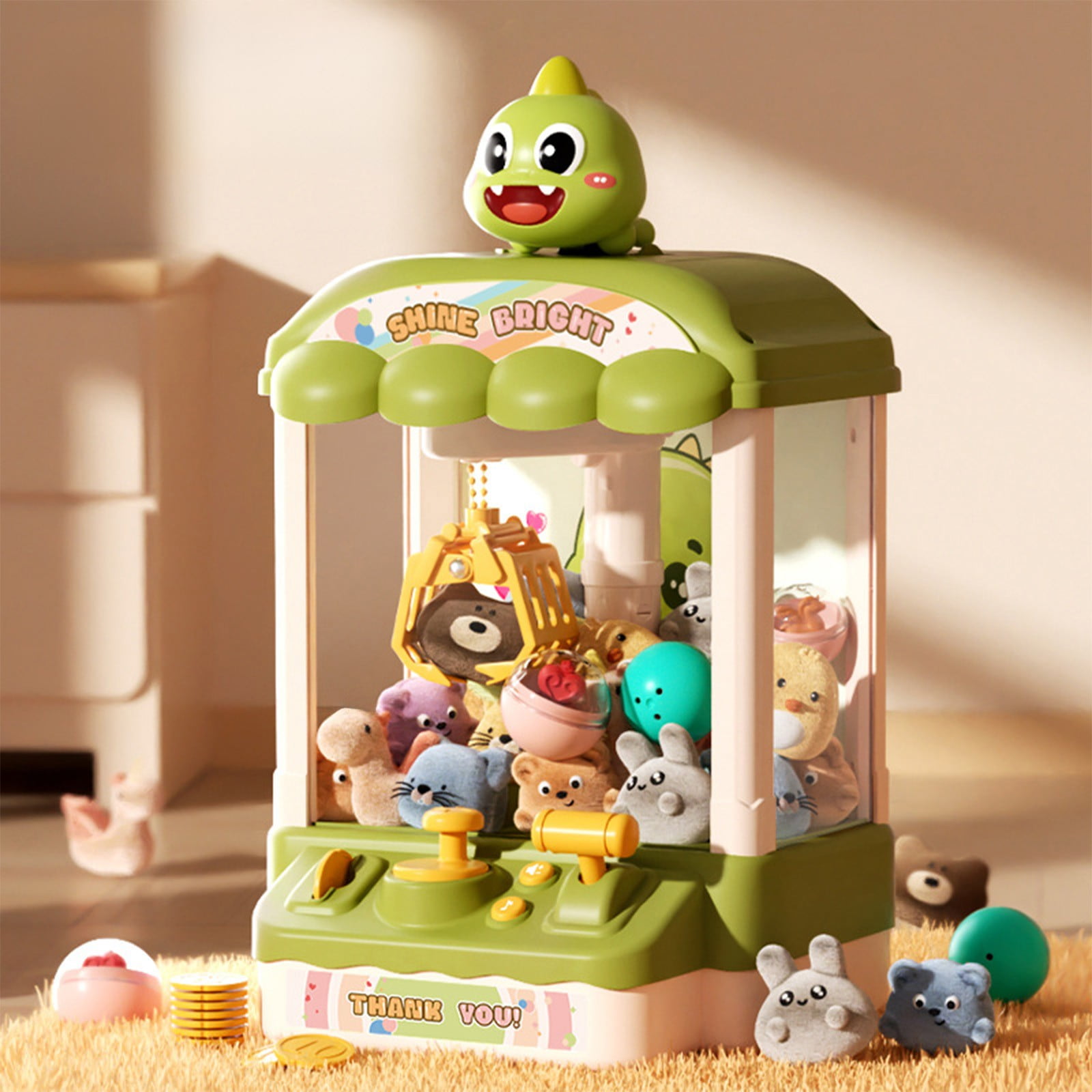 Kbndieu Claw Machine for Kids, Mini Vending Machine Prize Dispenser ...