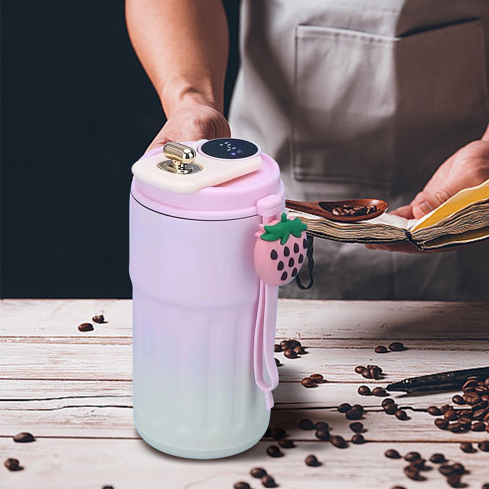 Kbndieu Coffee Mug, Smart Coffee Thermos with Temperature Display ...