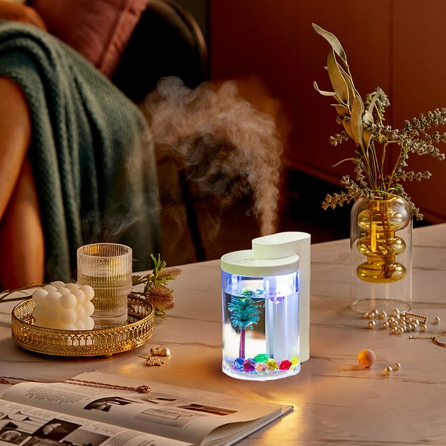 Kbndieu Fish Tank Portable Humidifier 260ml Cold Mist Small Humidifier ...