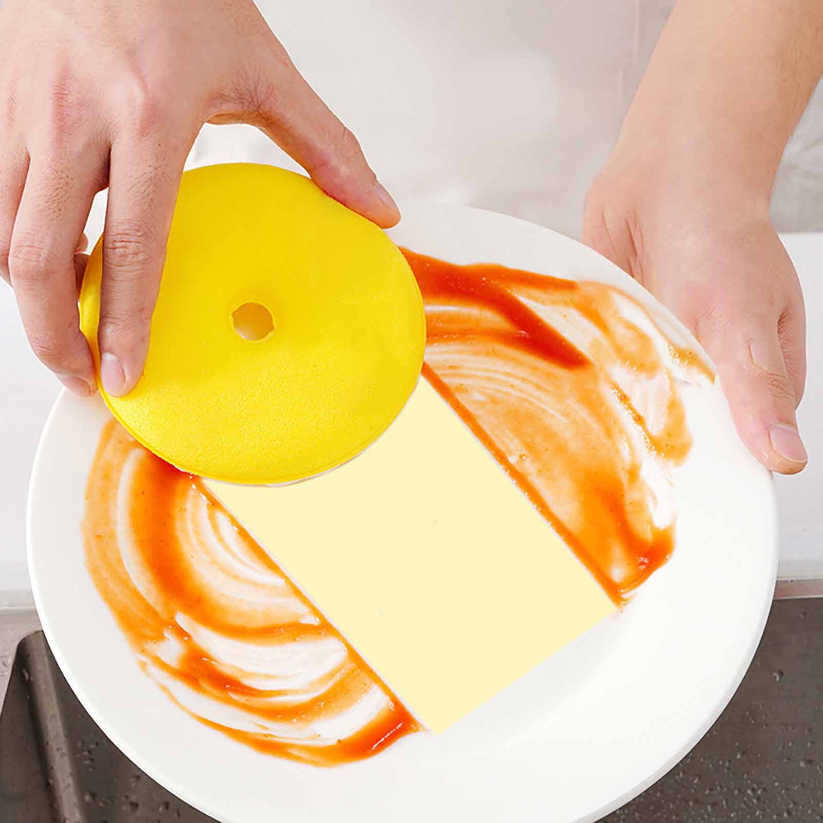 Kbndieu High-density Dishwashing Sponge Kitchen Cleaning Sponge Wipe ...