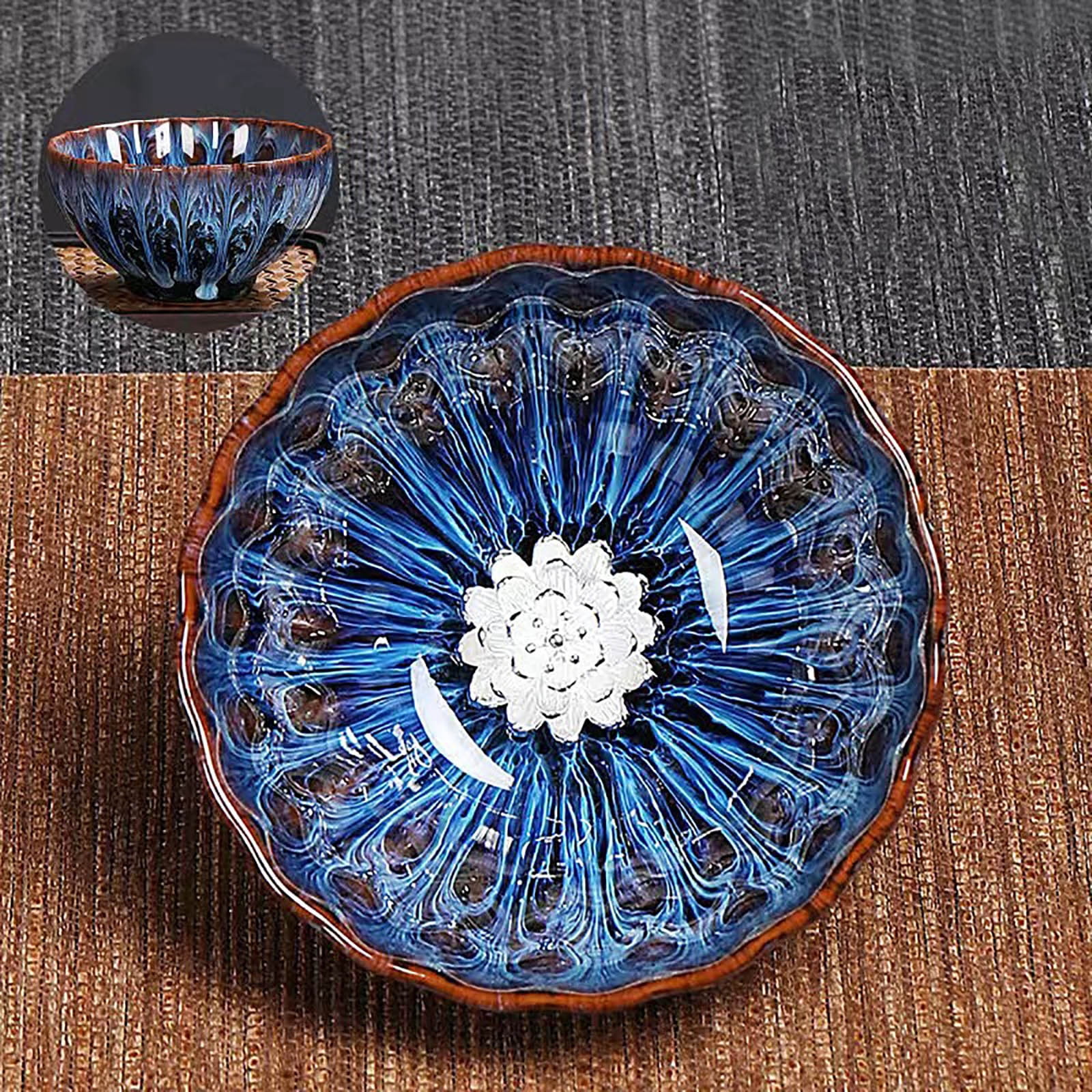 Kbndieu Kiln Transformed Inlaid Master Cup Ceramic Tea Cup Tea Set Tea ...