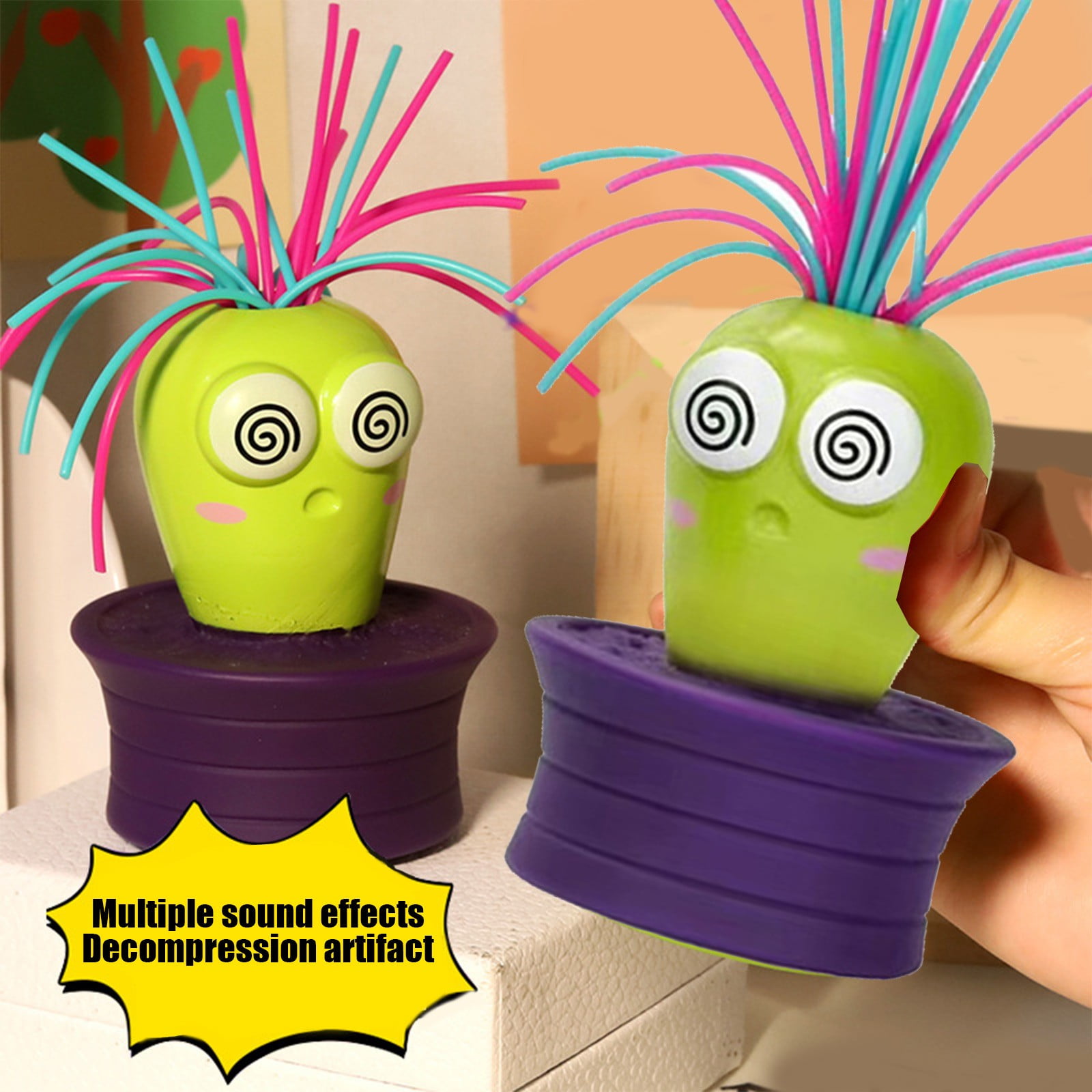 Kbndieu Radish Venting Prank Pinching Music Stress Relieving Stress ...