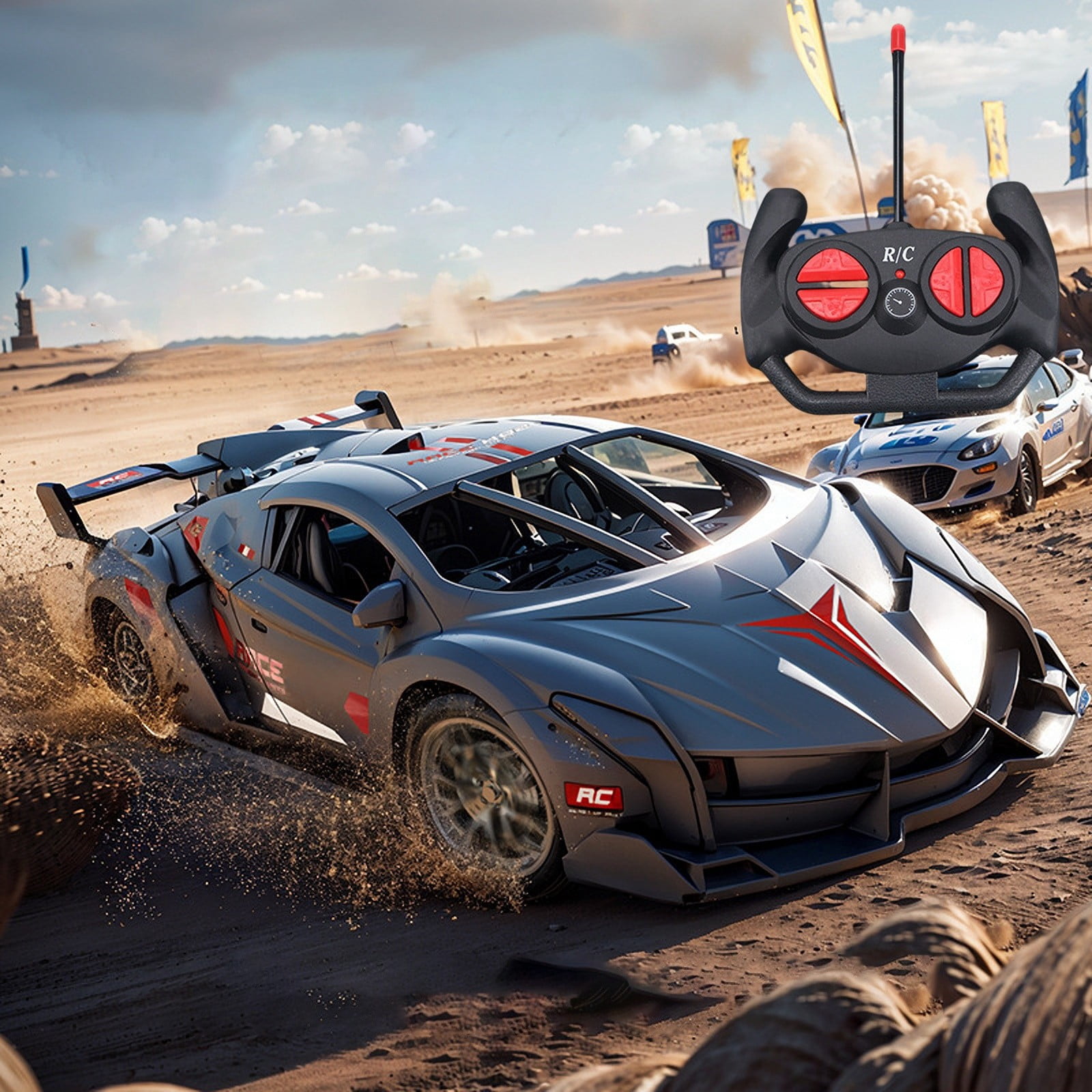 Kbndieu Remote Control Car, RC Cars for Kids, Rechargeable High Speed ...